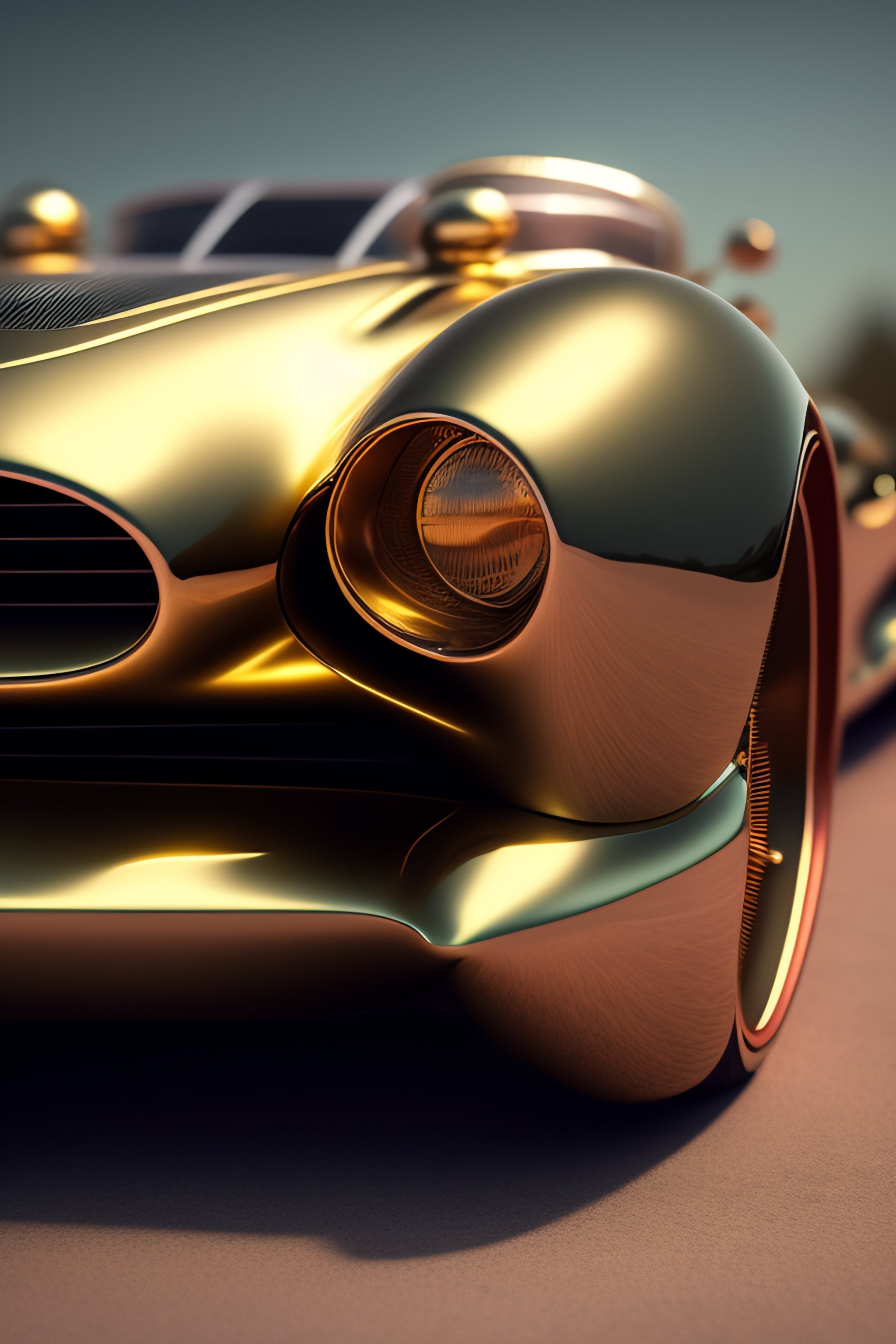 Lexica - Hyperrealistic Apple styled minimal steam punk car. highly ...