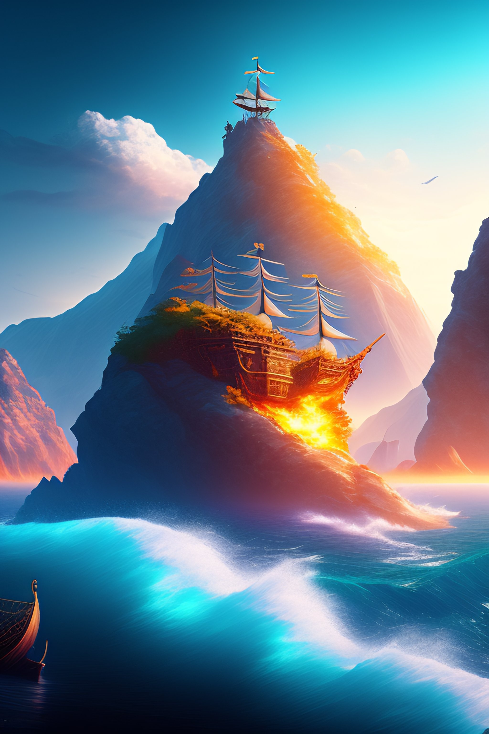 Lexica - Mount olympos , The Greek gods, Portrait, Pirate, Pirate hat ...