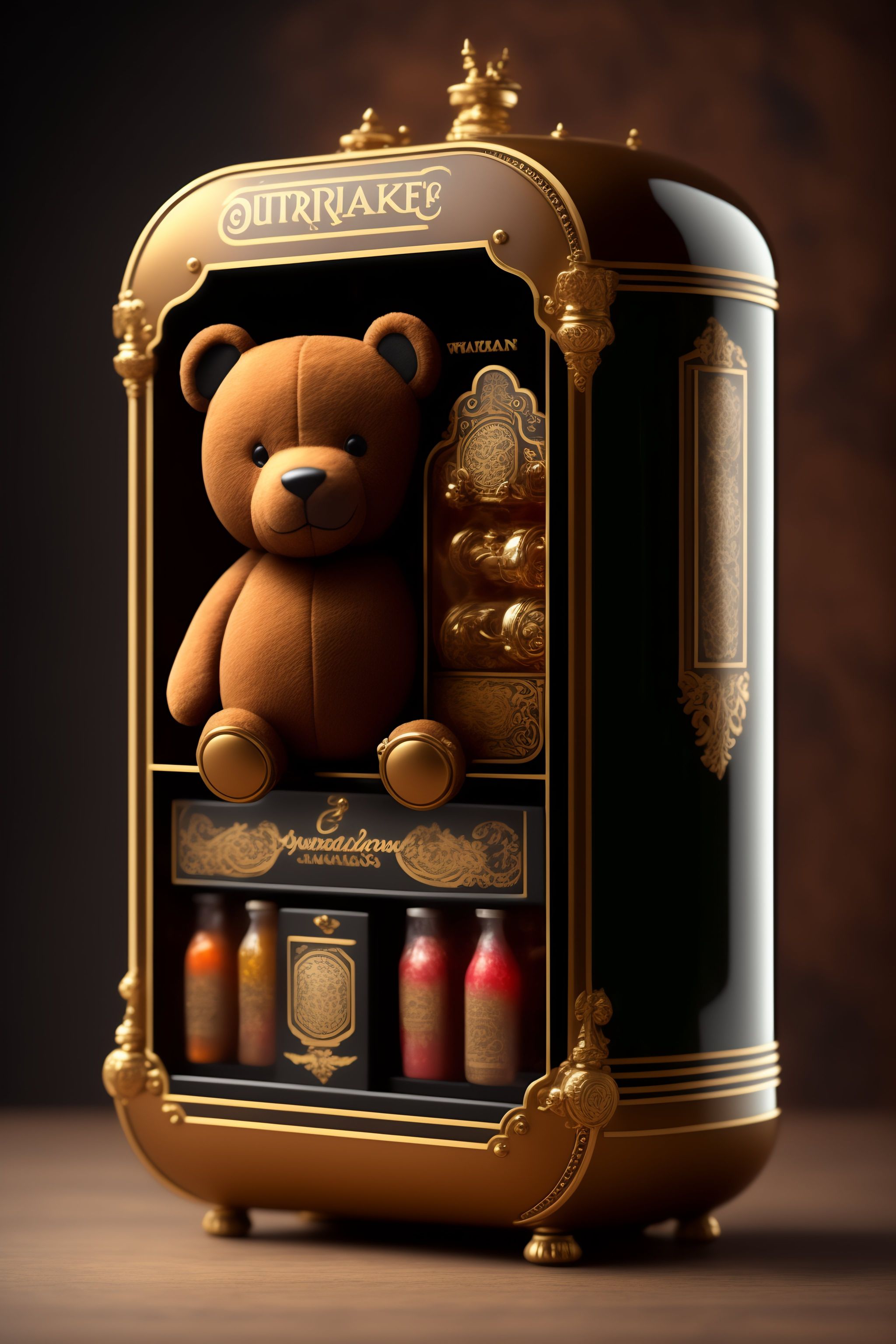 Lexica - A steampunk teddy bear vending machine