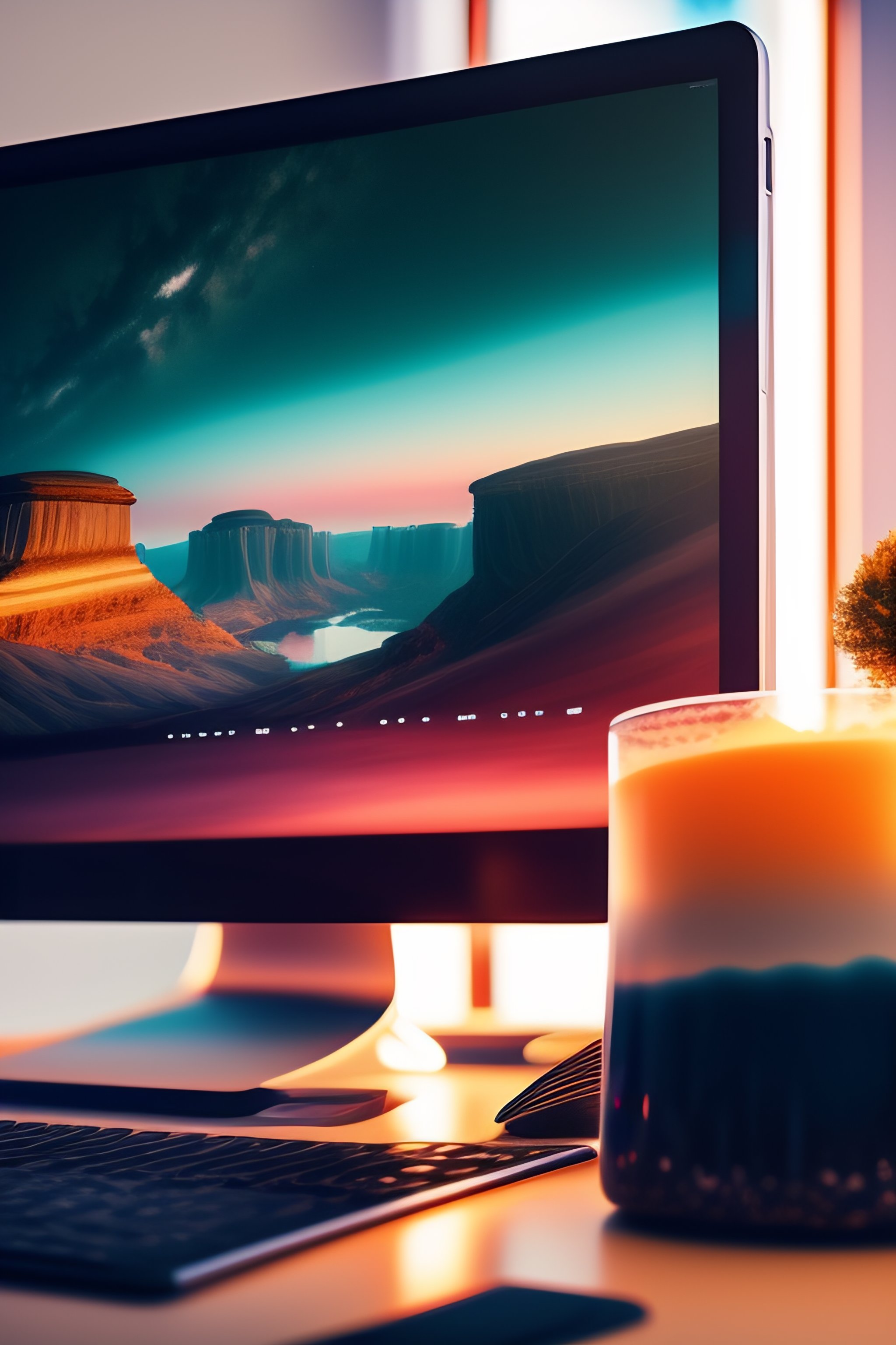 Lexica - Webpage background hero image for digital agency, high res, 8k ...