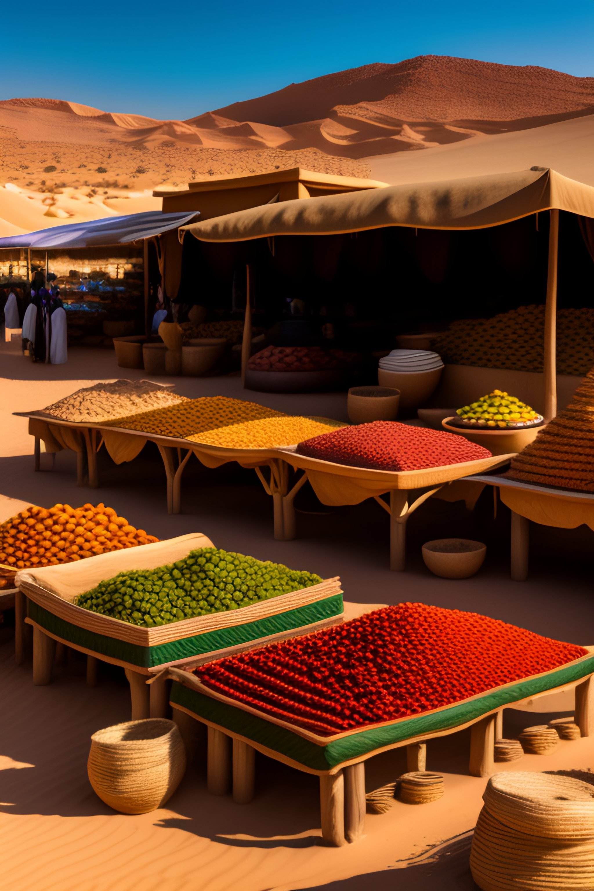 Lexica - ARAB MARKET IN THE DESERT