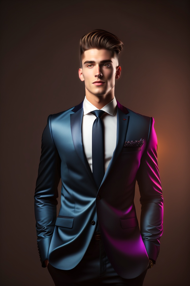 Lexica - Man in his mid 20s, bold, formally dressed, lowkey light setup Lexica - Man in his mid 20s, bold, formally dressed, lowkey light setup