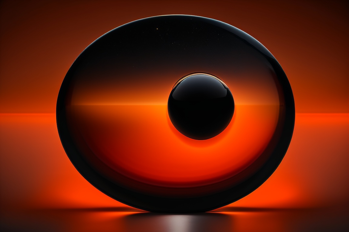 Lexica - Orange, black fading into black background gradient abstract ...