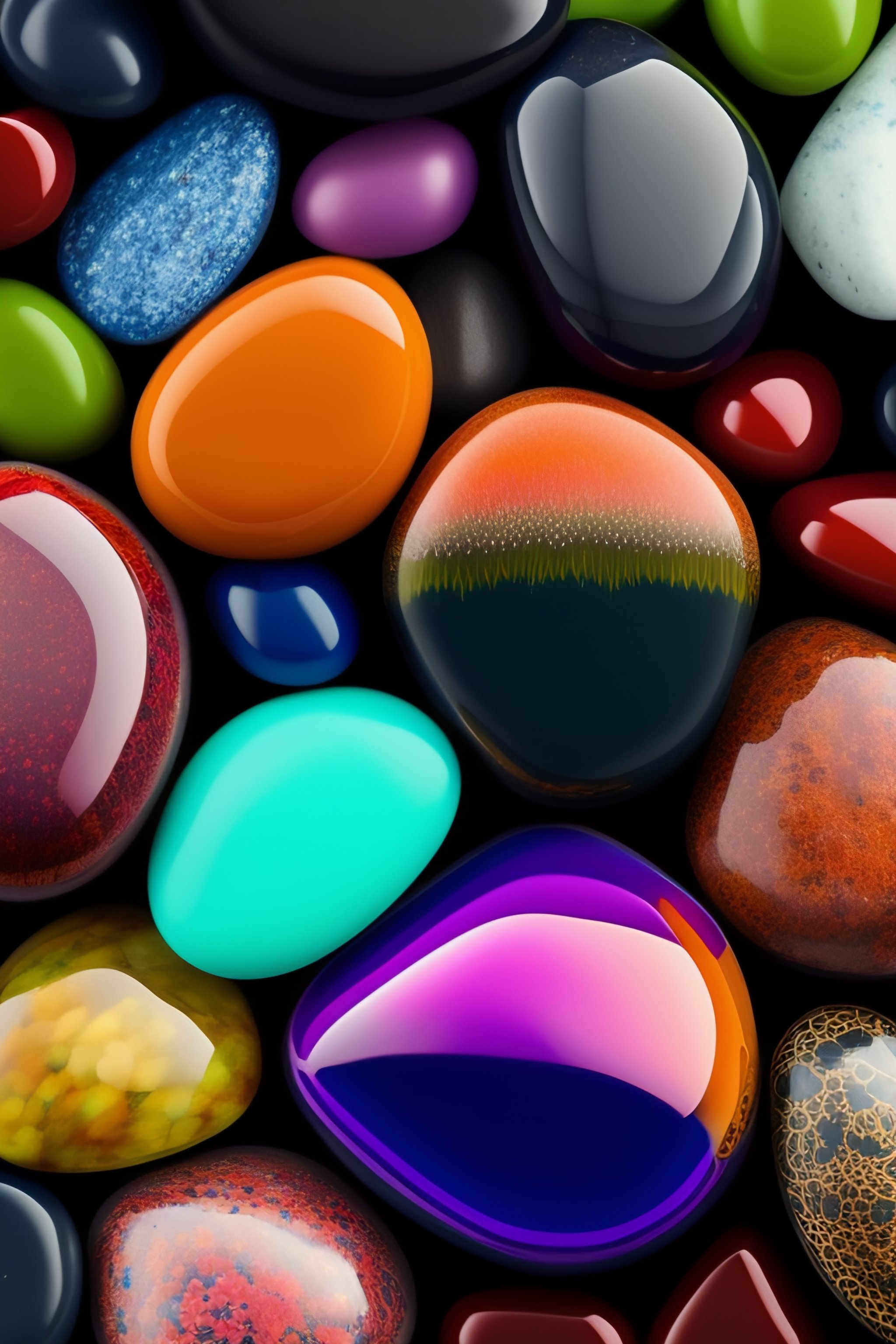 Lexica - Beautiful colourful stones