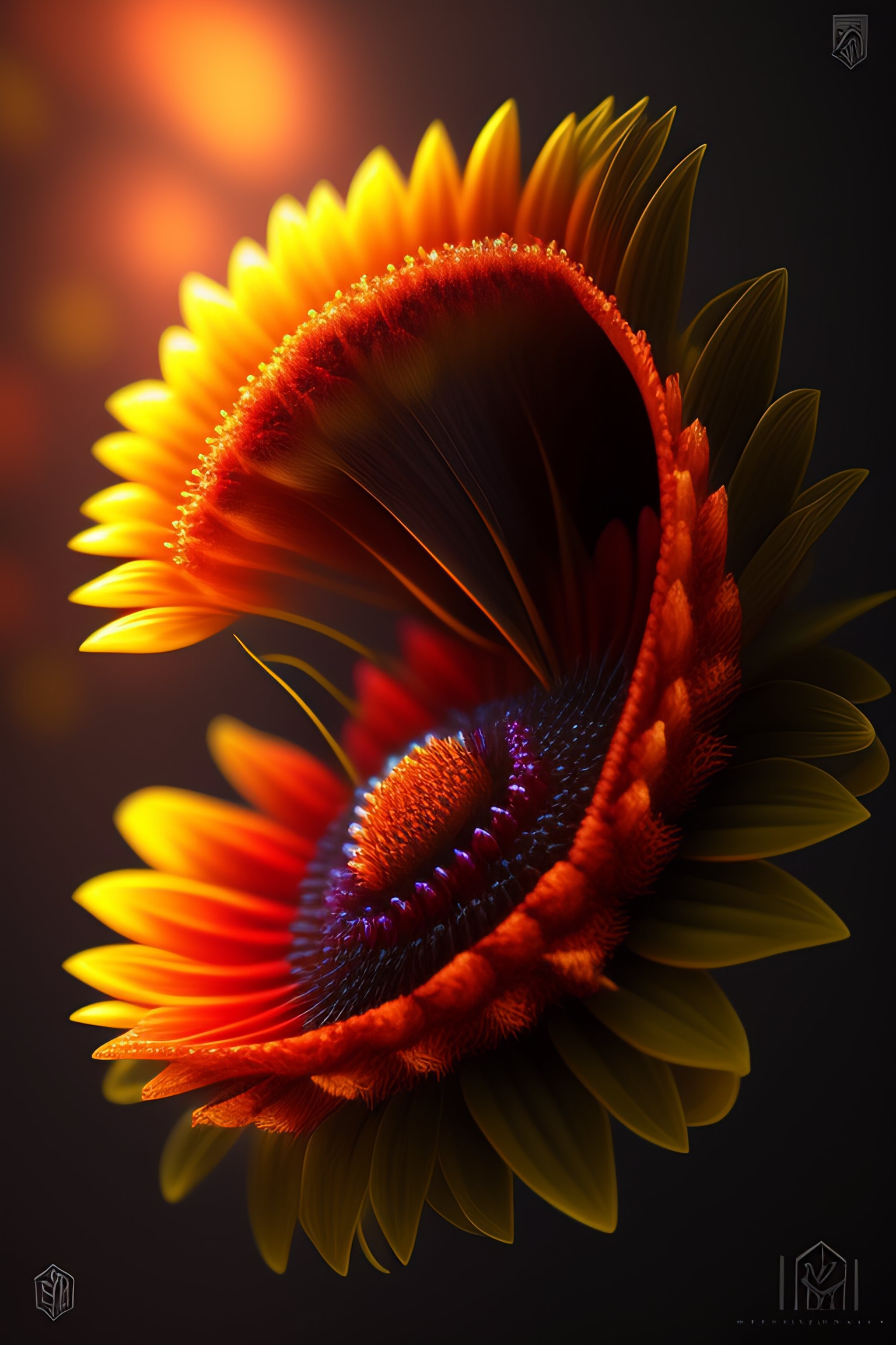 Lexica - Carnivorous flower with sharp teeth, Darkness, render ...