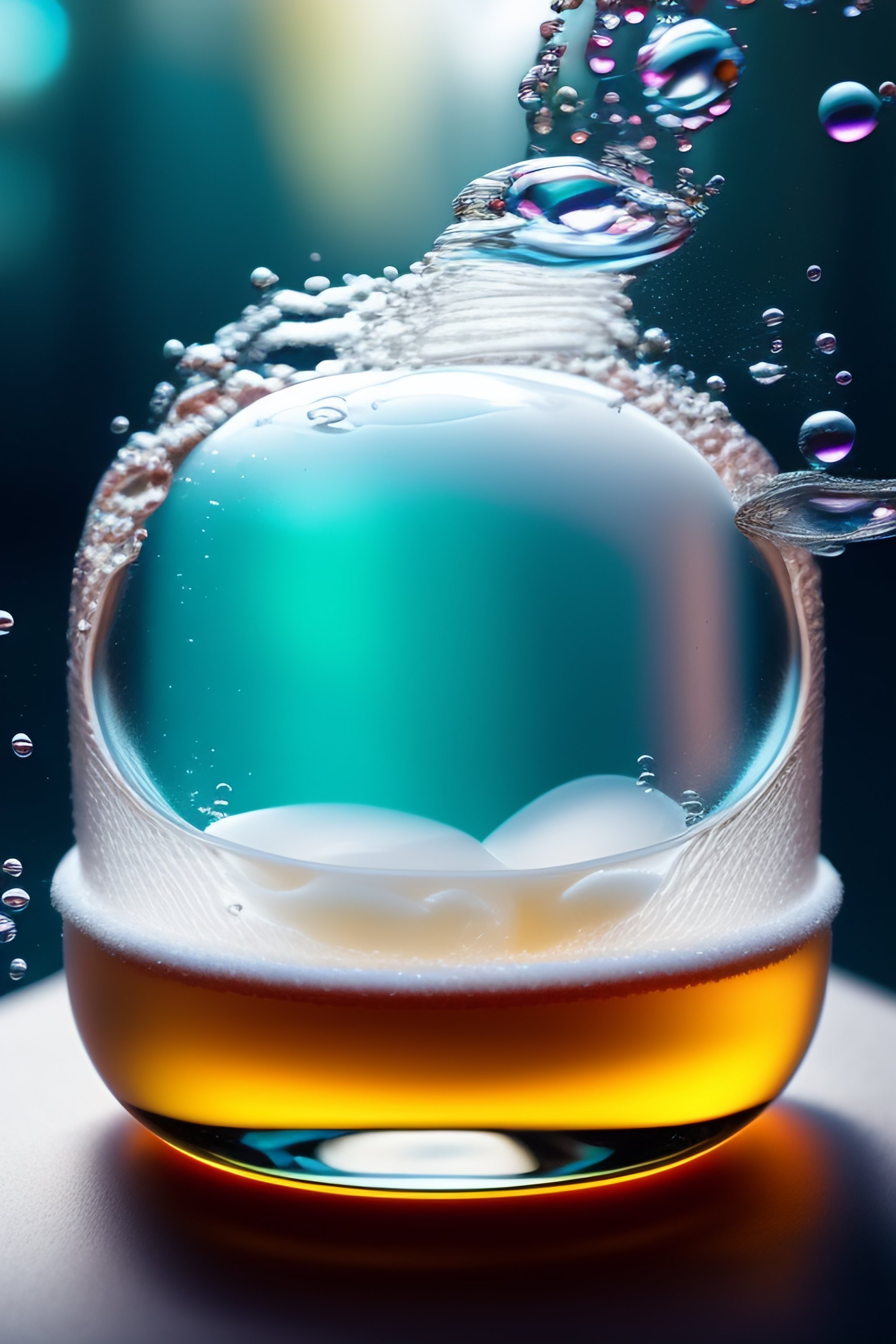 Lexica - A soap bar, slippery, bubbles, gue, water