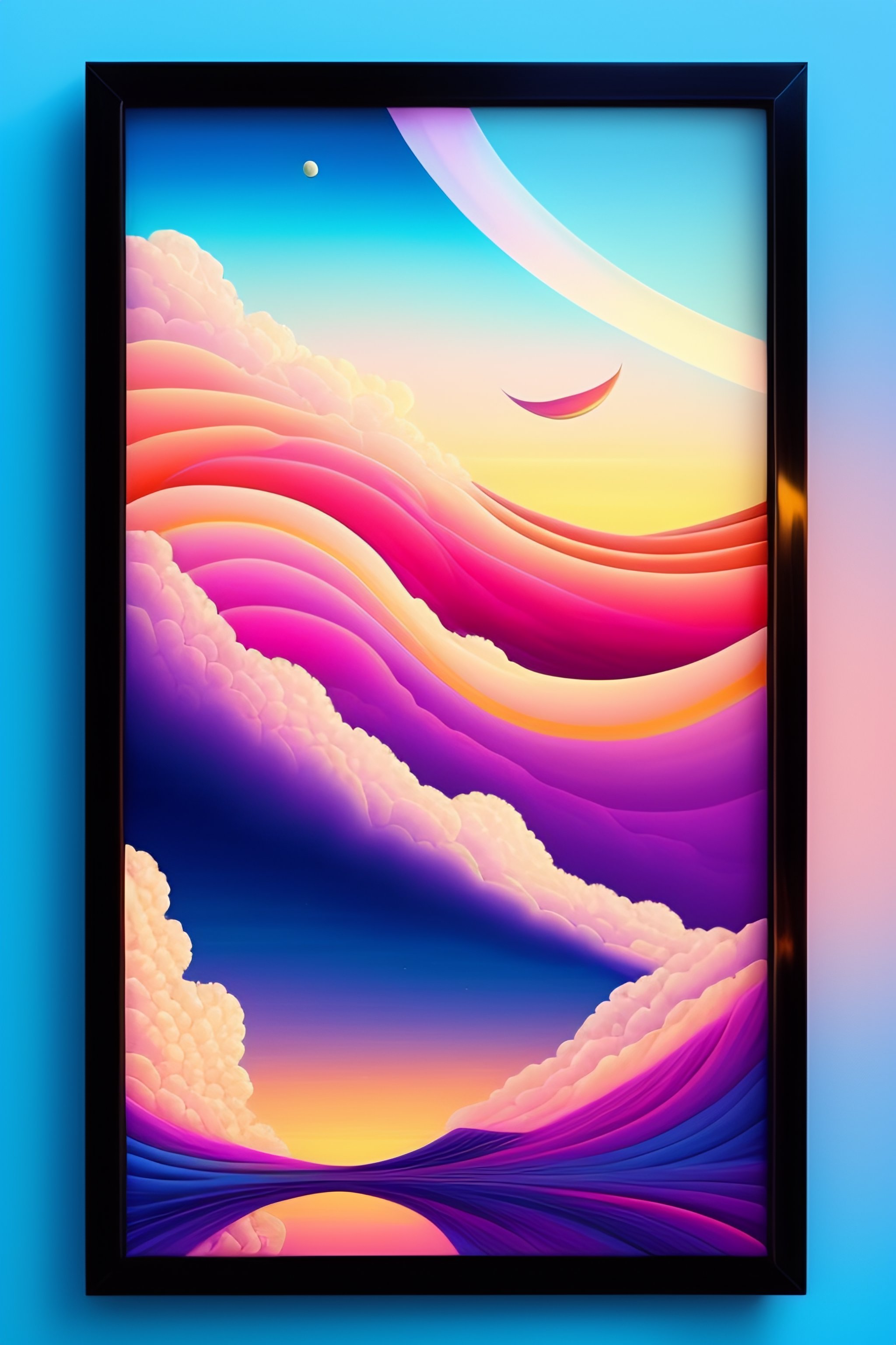 Lexica - Beautiful starring sky and cloud with decorative frame design ...