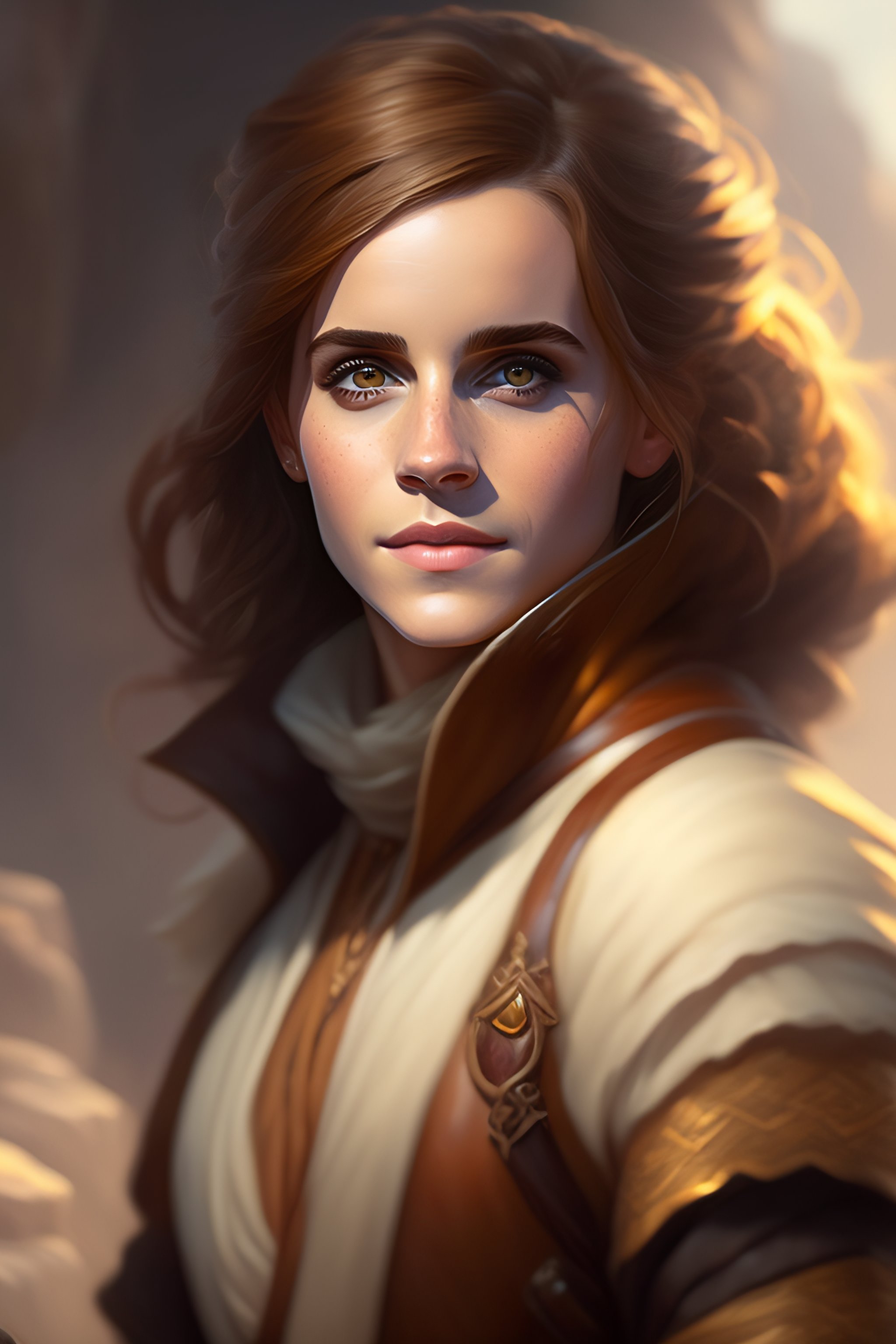 Lexica - Emma Watson, illustrator, by justin gerard and greg rutkowski ...