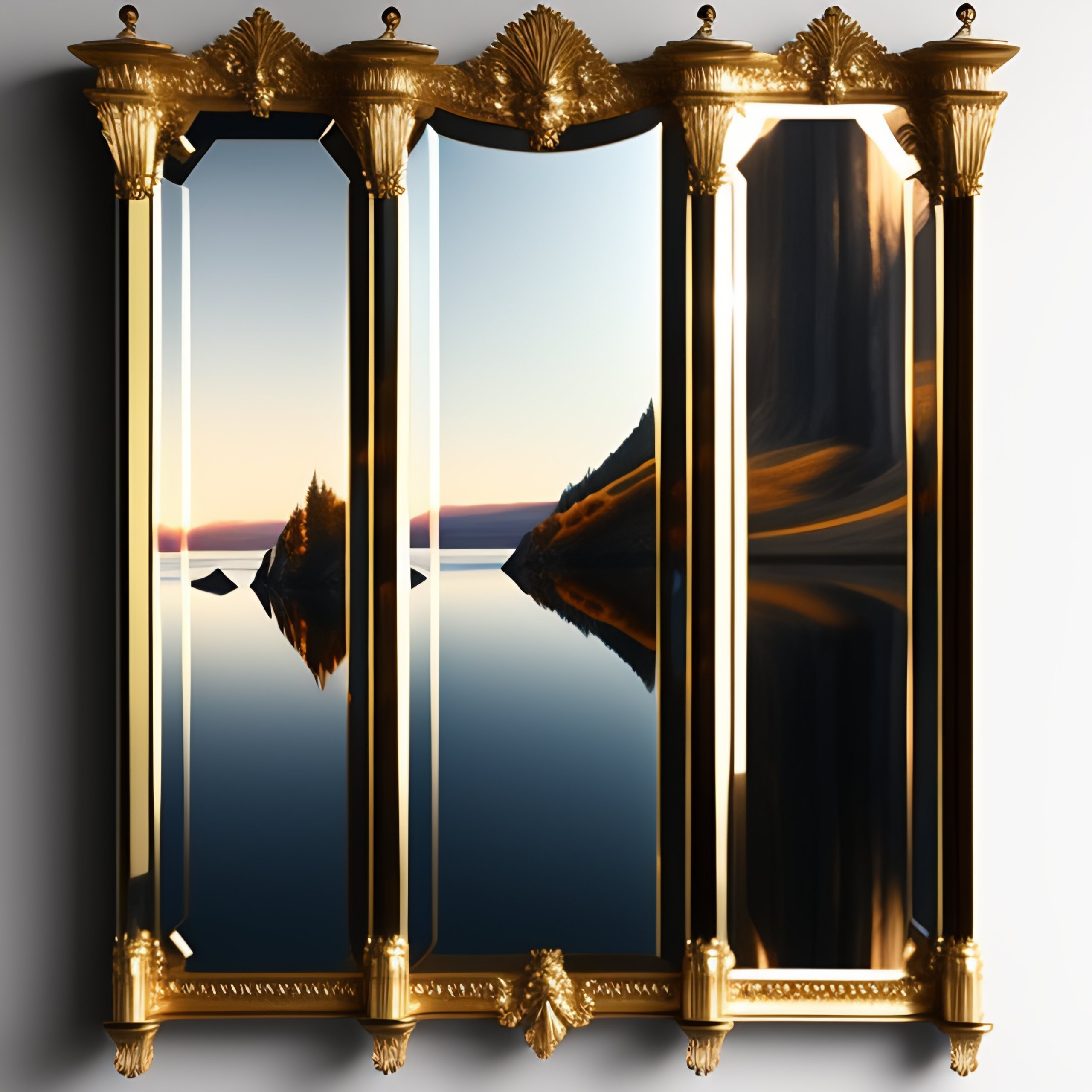 Lexica - An elegant triptych mirror