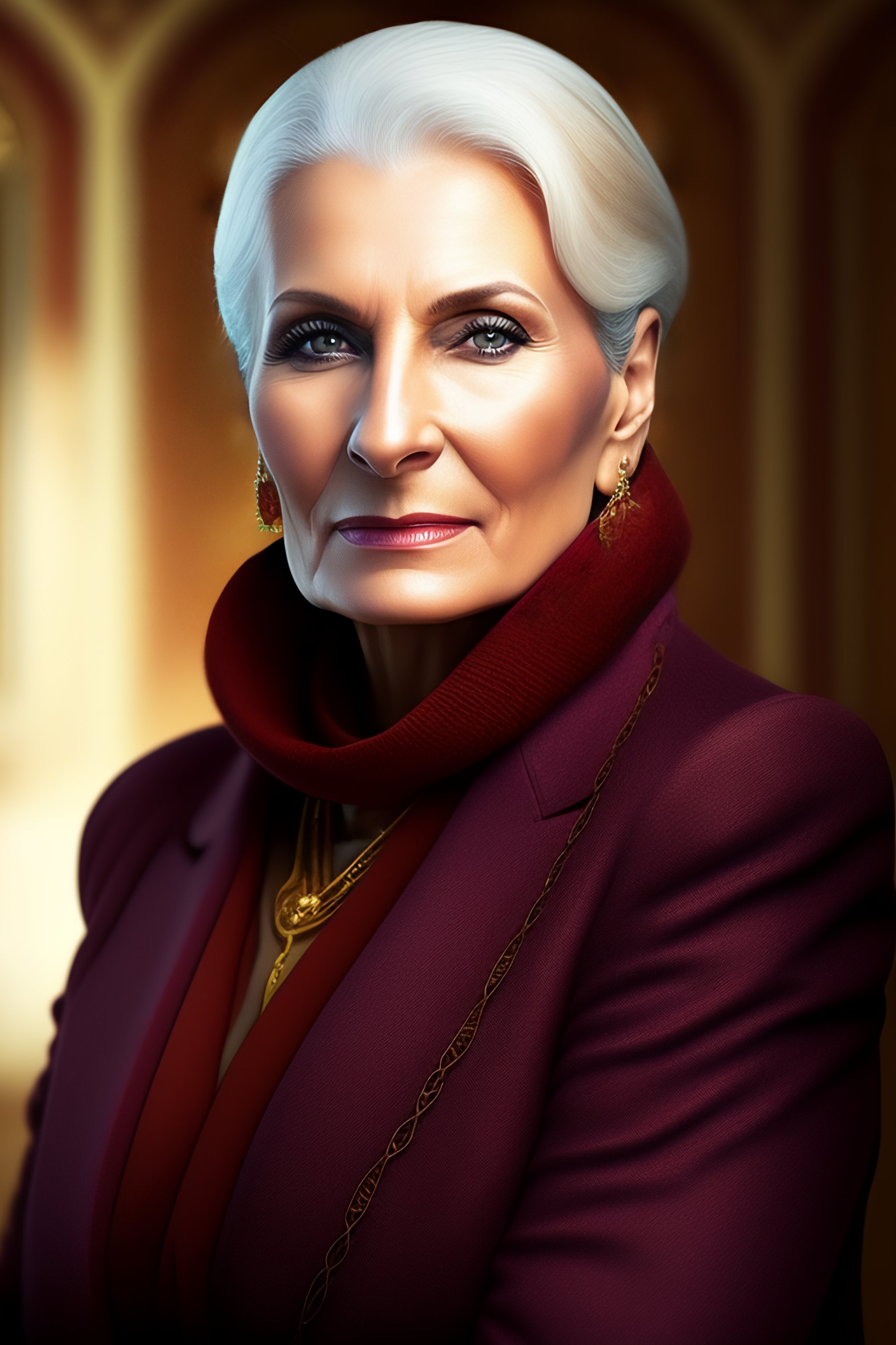 Lexica - Exact portrait of a 62 year old truely russian woman, that ...