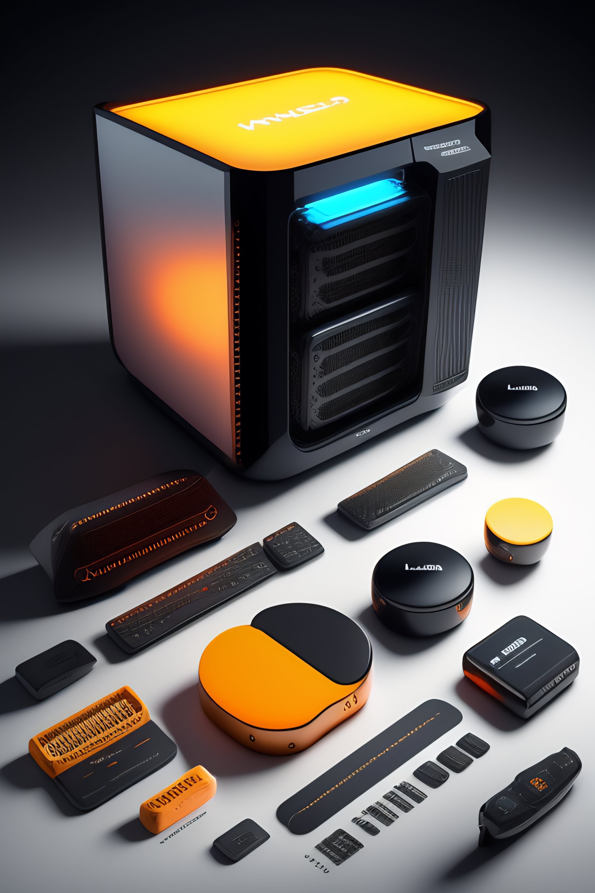 Lexica - Desktop computer, Knolling, Knolling layout, Deconstruction ...