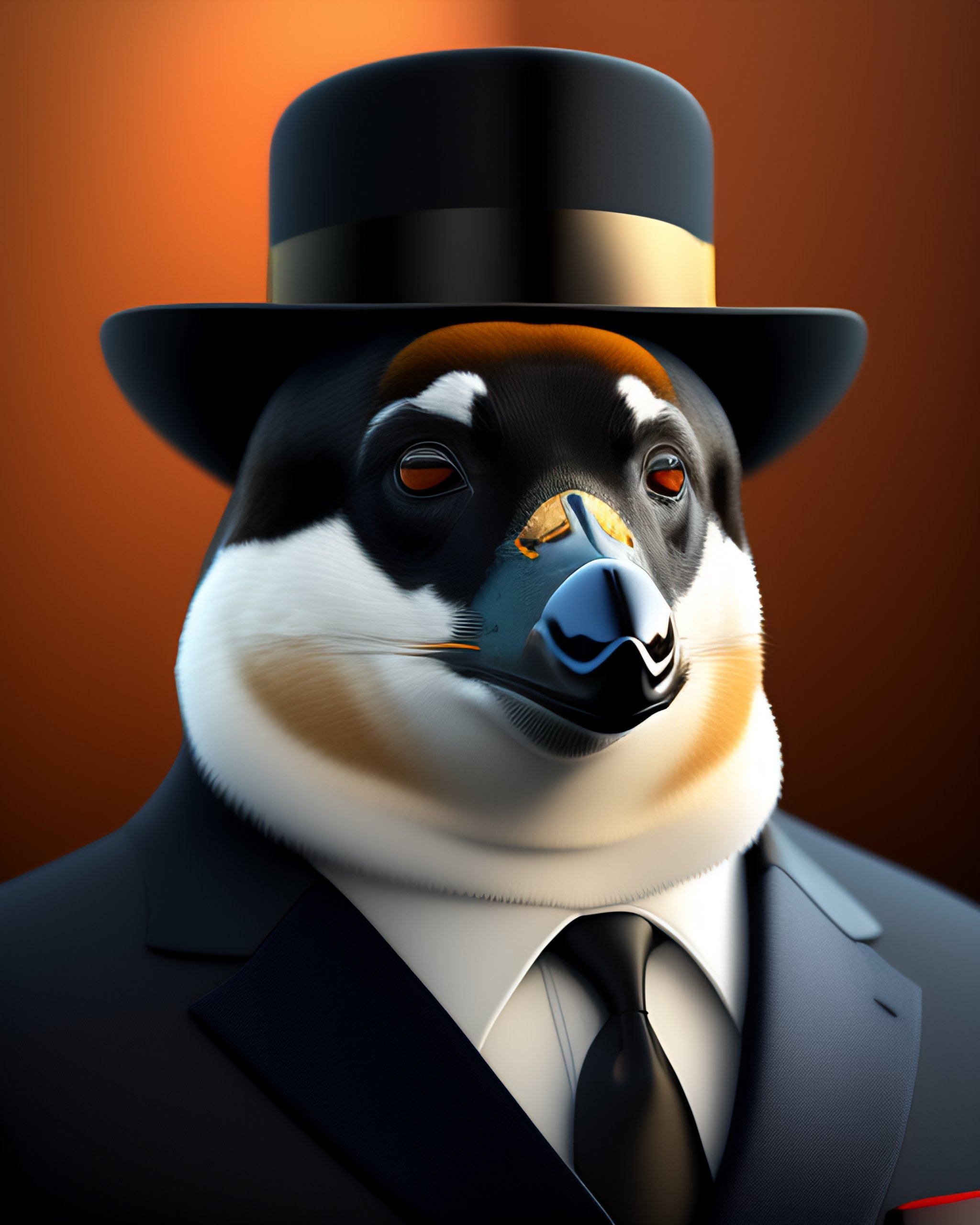 Lexica - Jerry Nadler dressed as a Penguin, wearing a monocle, 3d ...