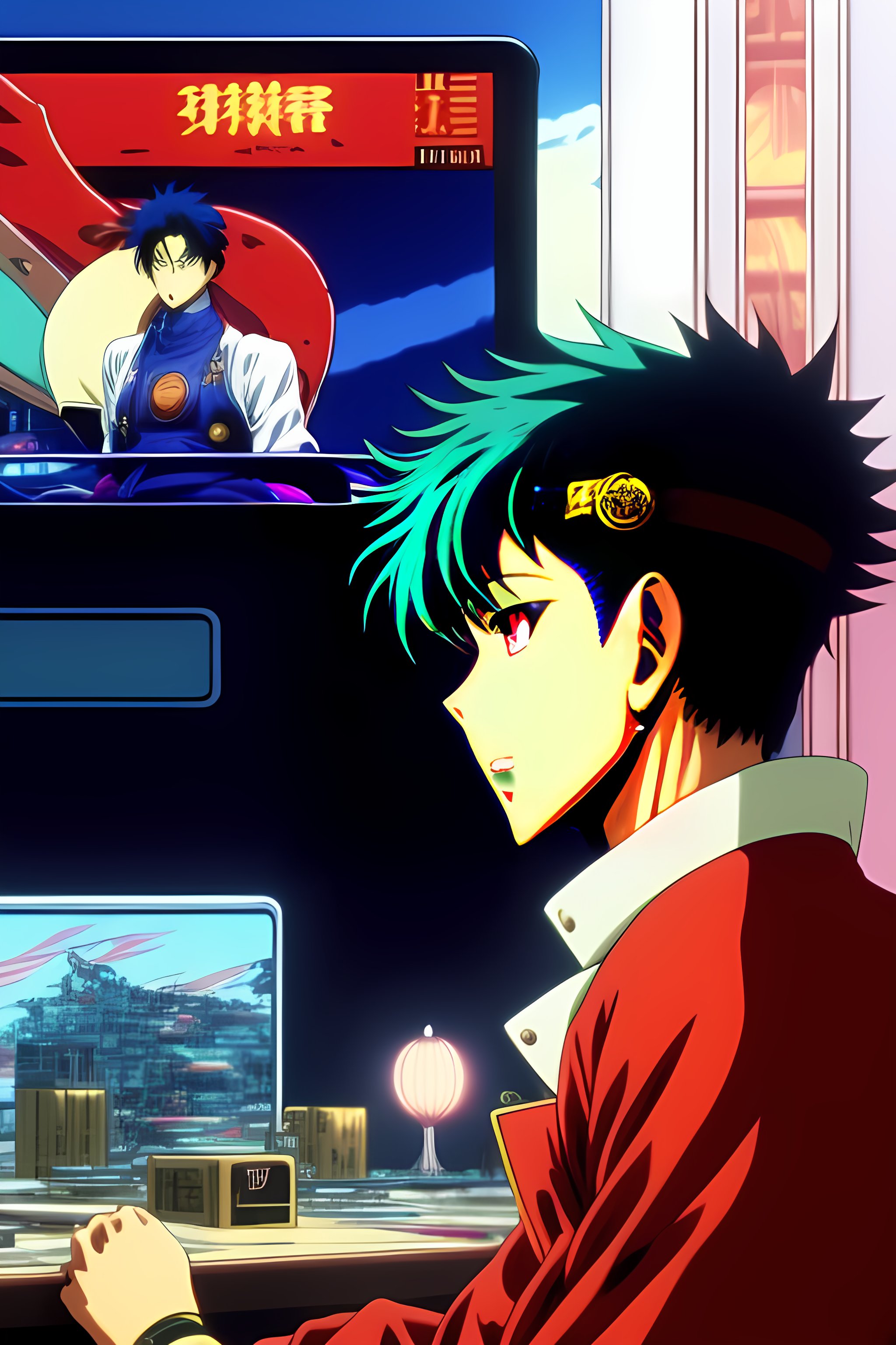 Lexica - Vintage anime screenshot from akira, 90’s anime aesthetic. a ...