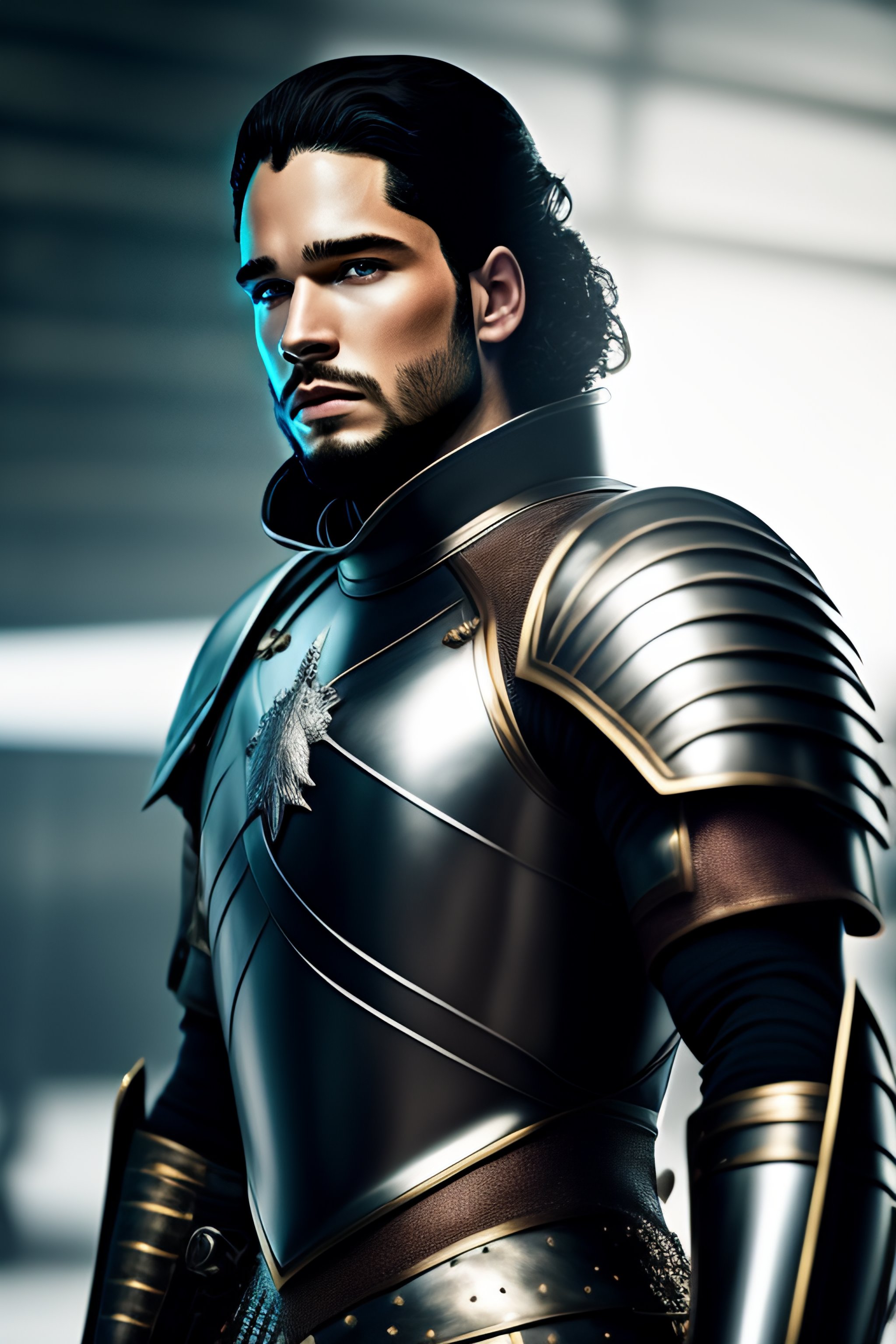 Lexica - Jon snow in a full metal suit armor, futuristic, 4K, HDR ...