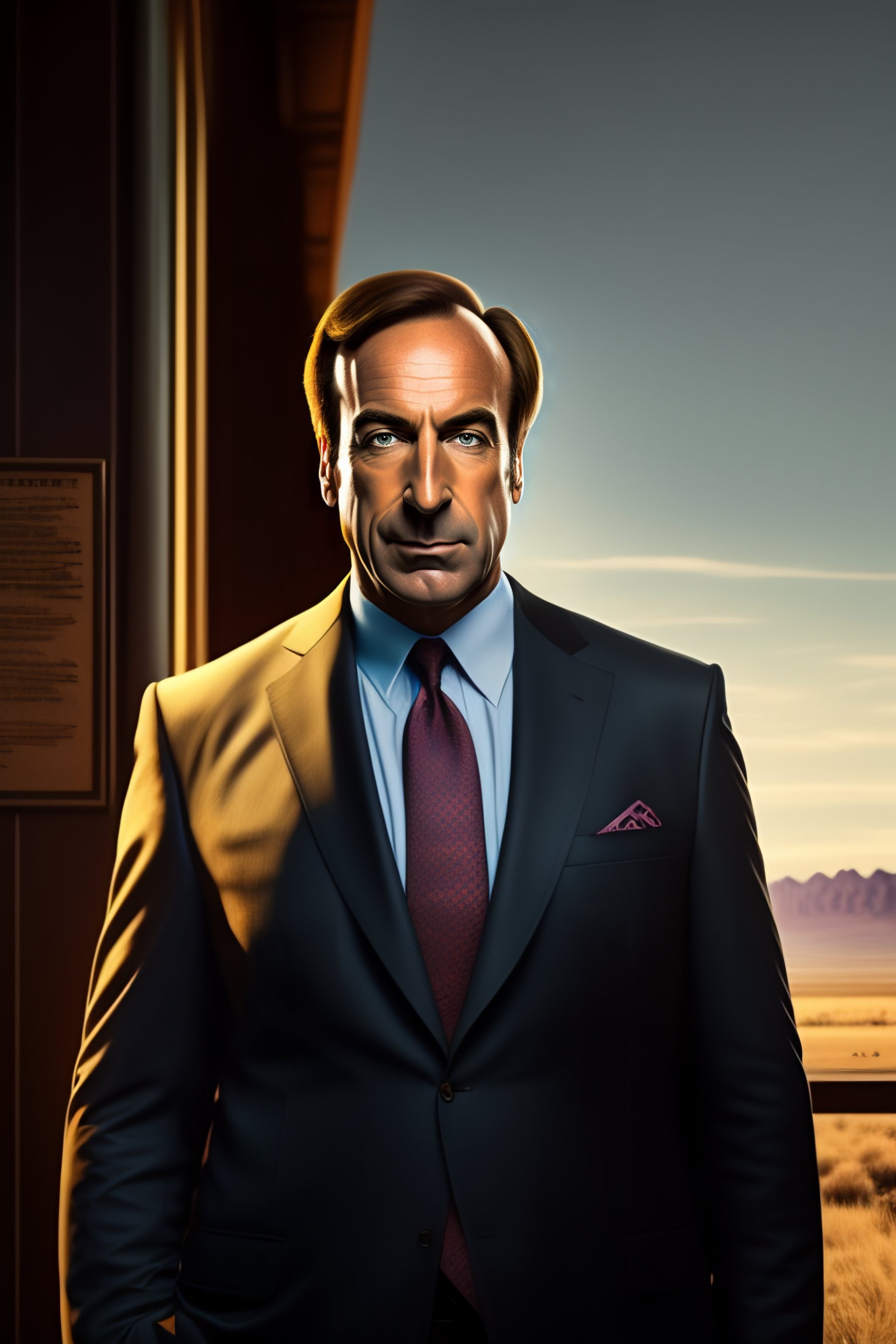 Lexica - A portrait of saul goodman
