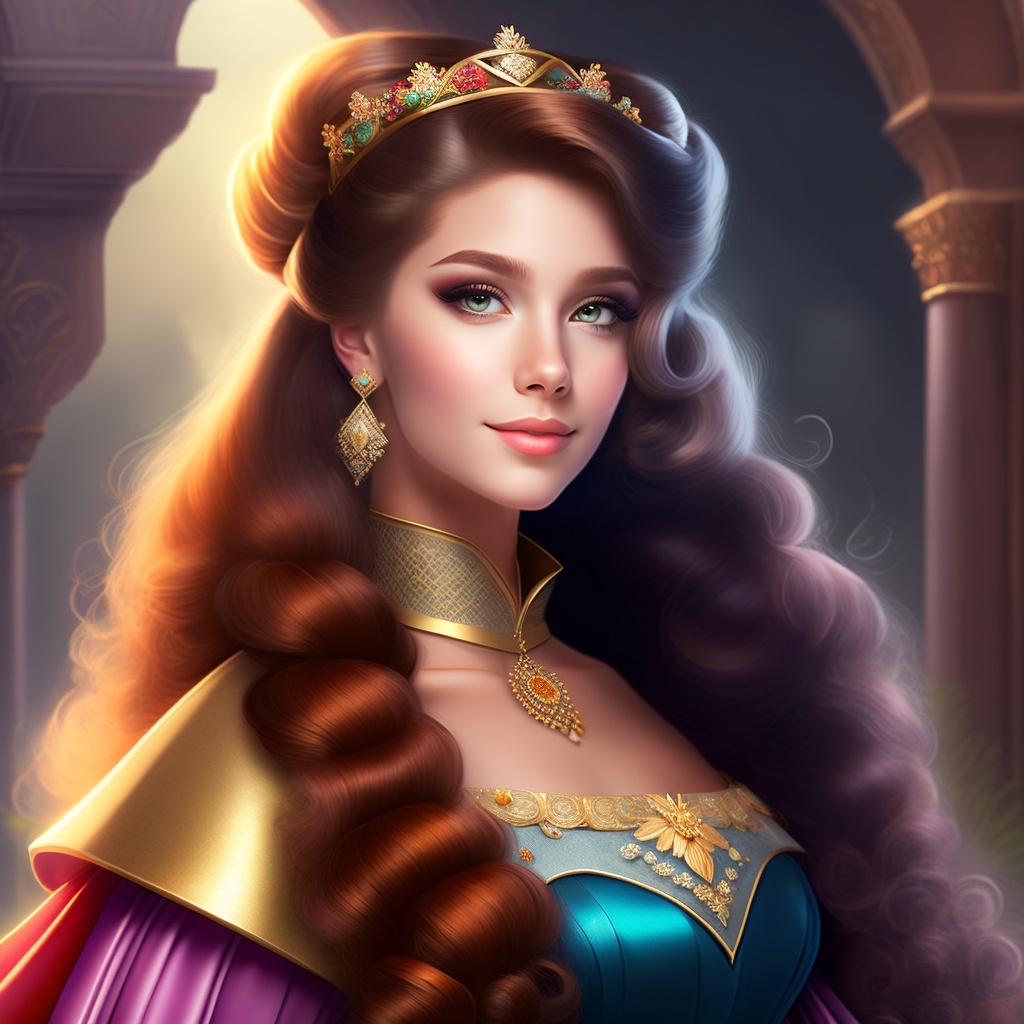 Lexica - A princess, disney style