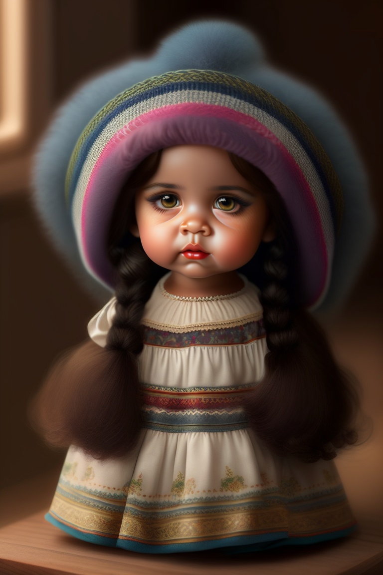 Lexica - The Cursed Doll in South America Scary, girl