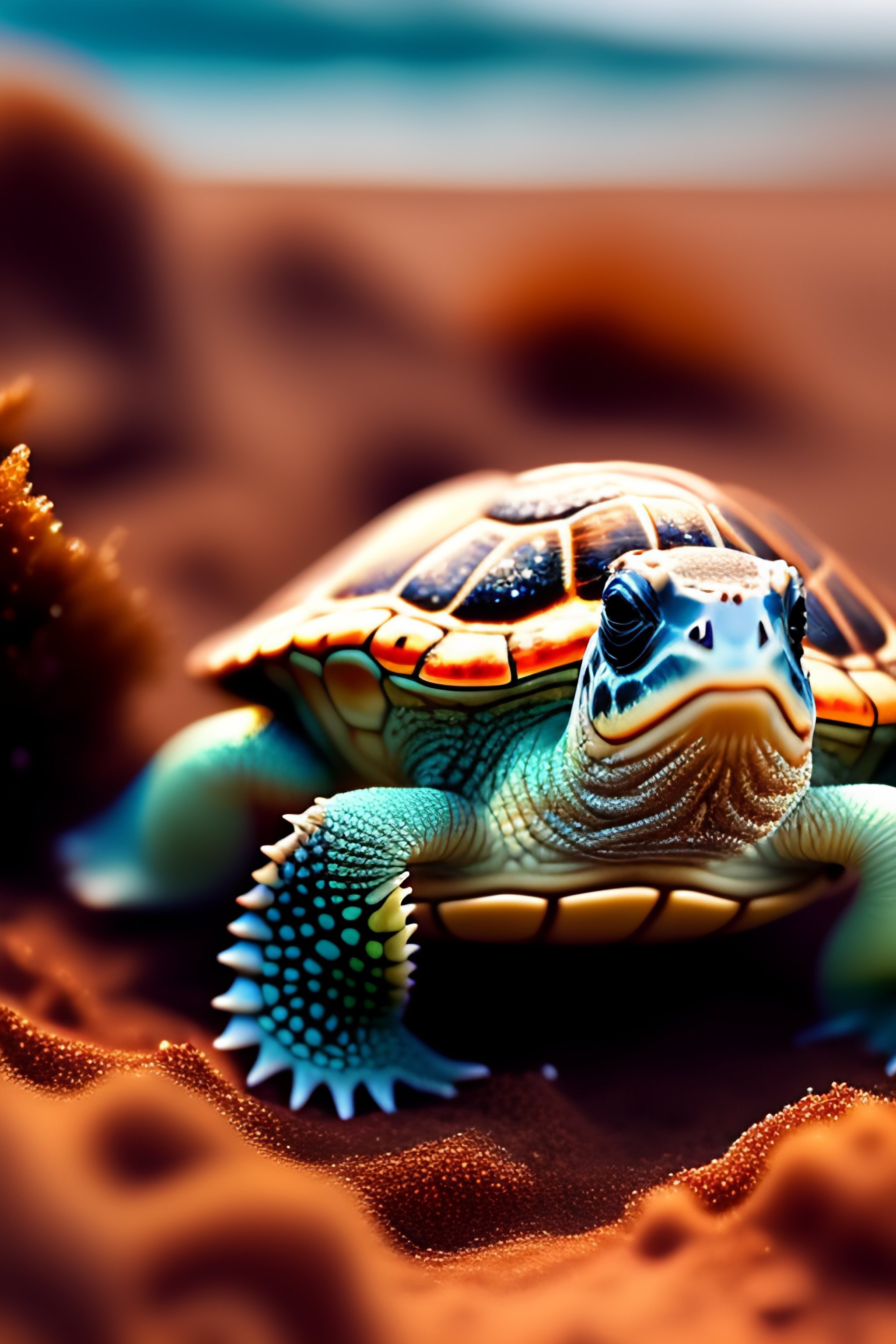 Cute Baby Turtle Wallpaper