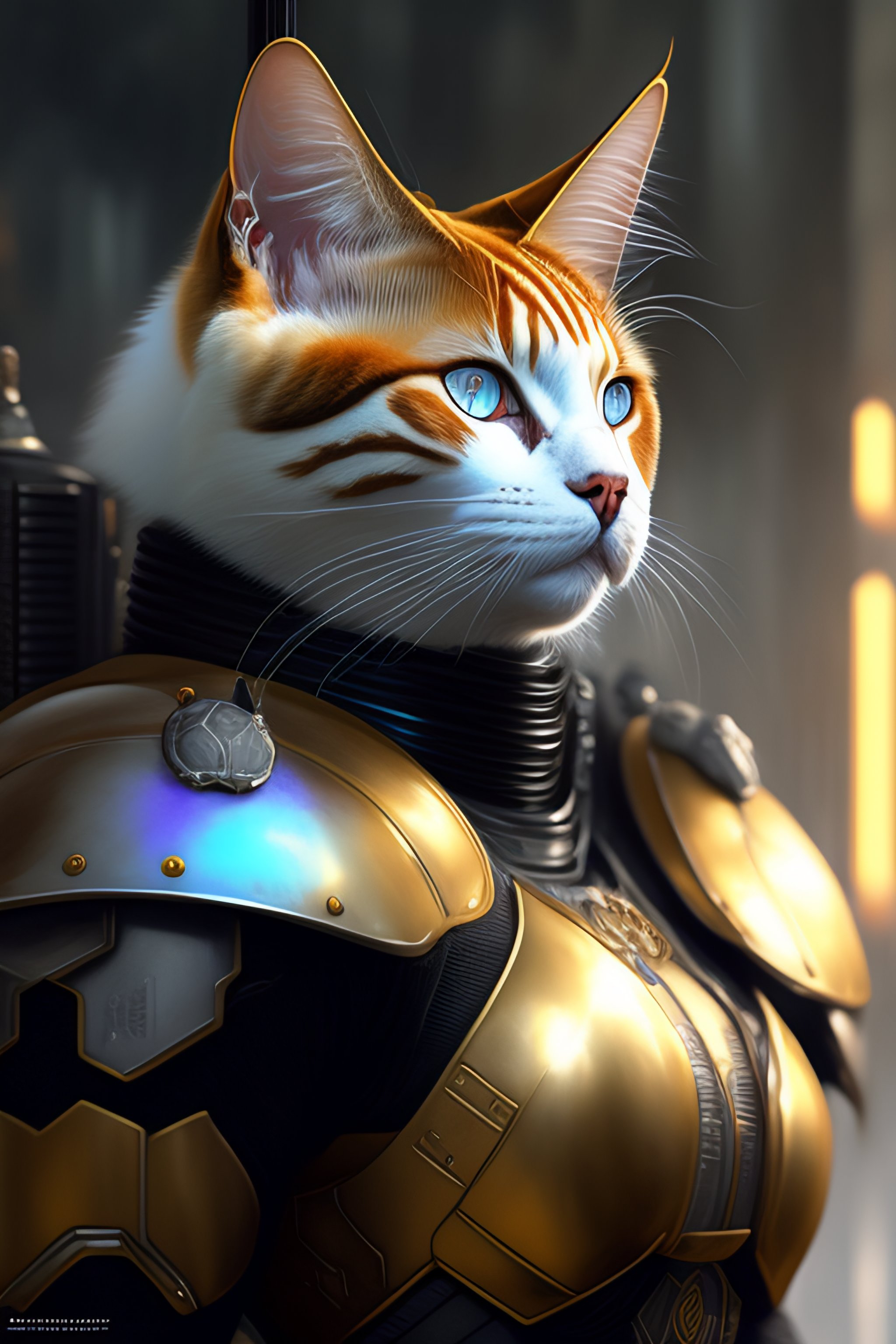 Lexica - A Ragdoll Cat as the doomslayer, realistic scifi cyberpunk ...