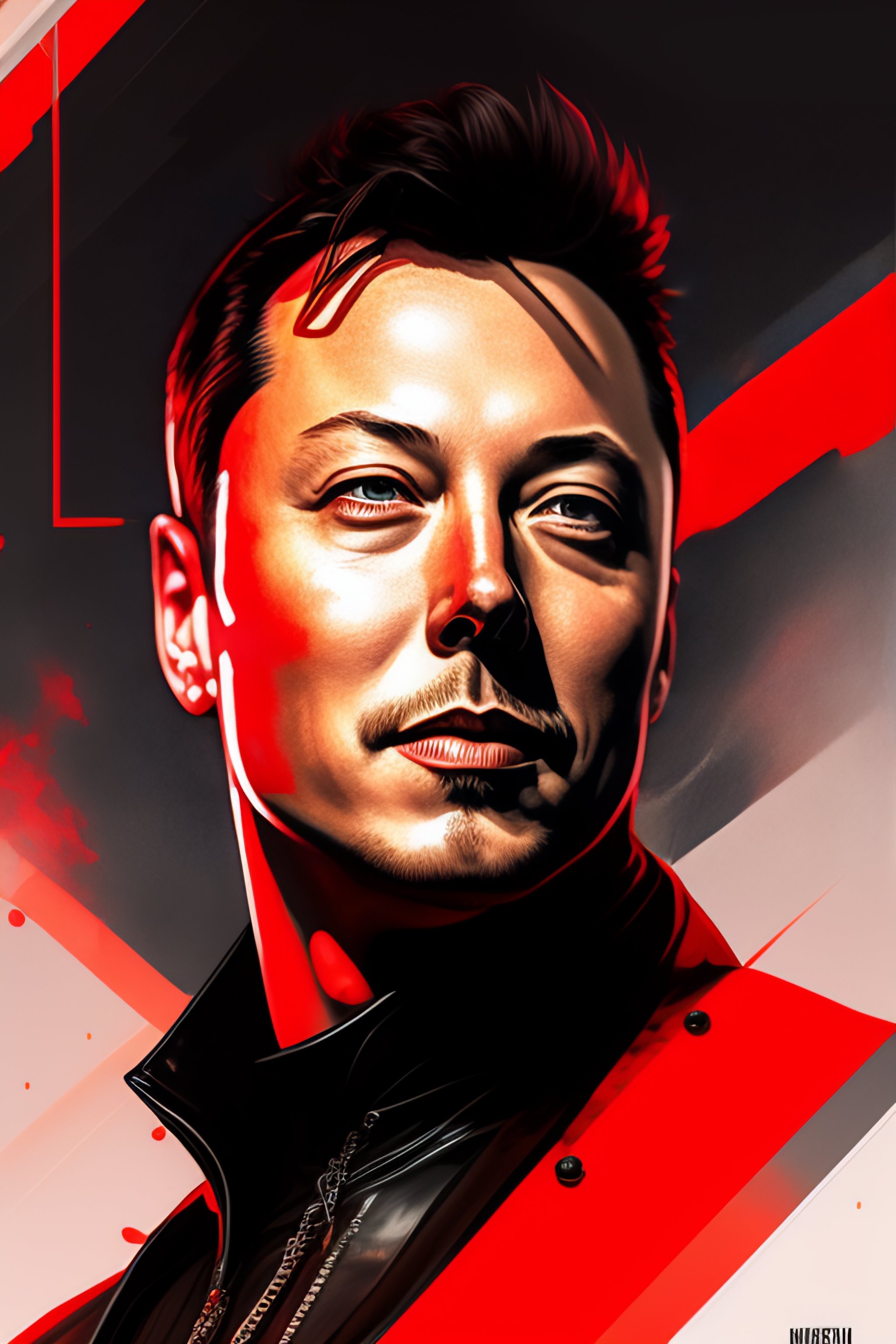 Lexica - Highly detailed portrait of elon musk, by Dustin Nguyen ...
