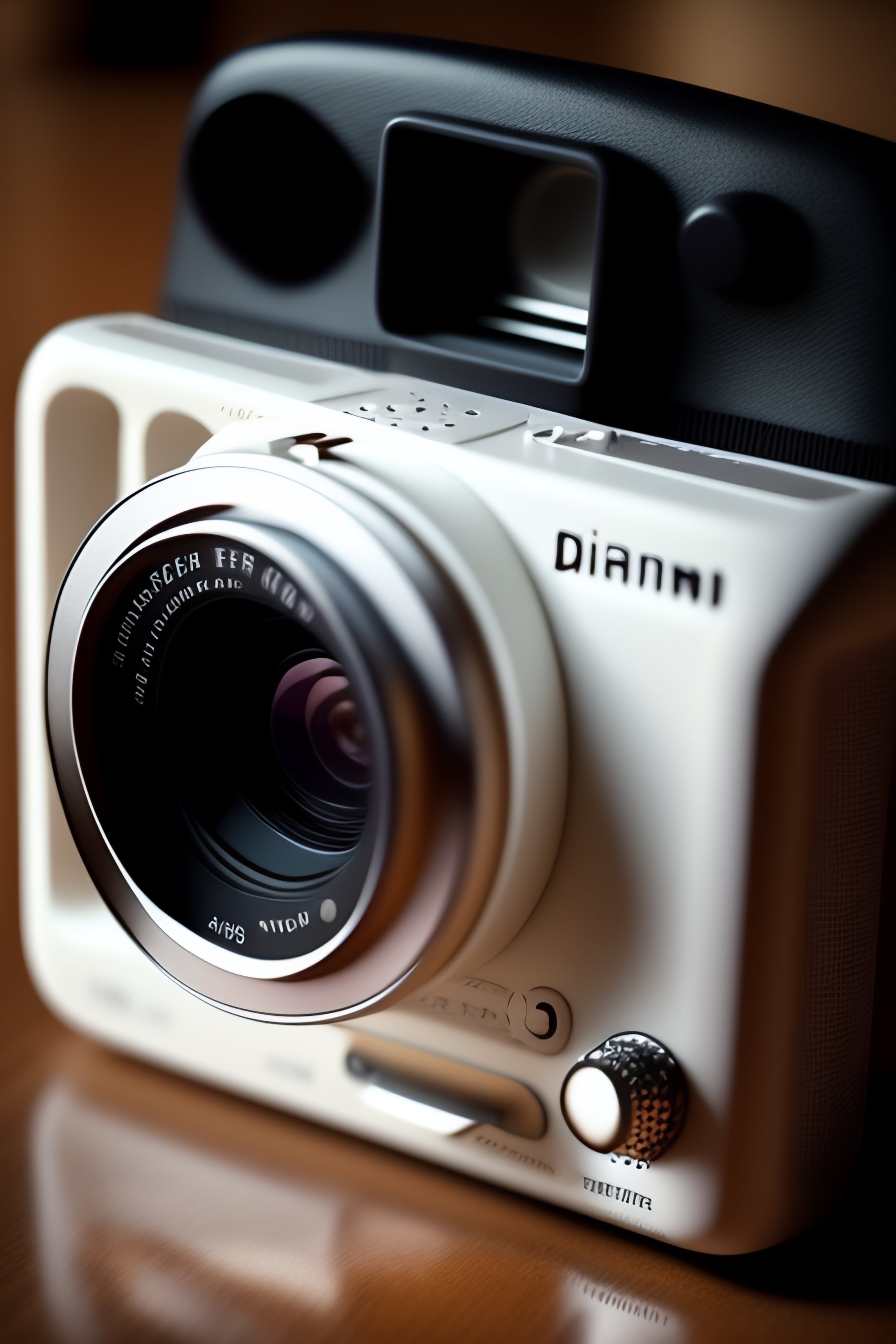 Lexica - A digital camera designed by Dieter Rams. Intricate details