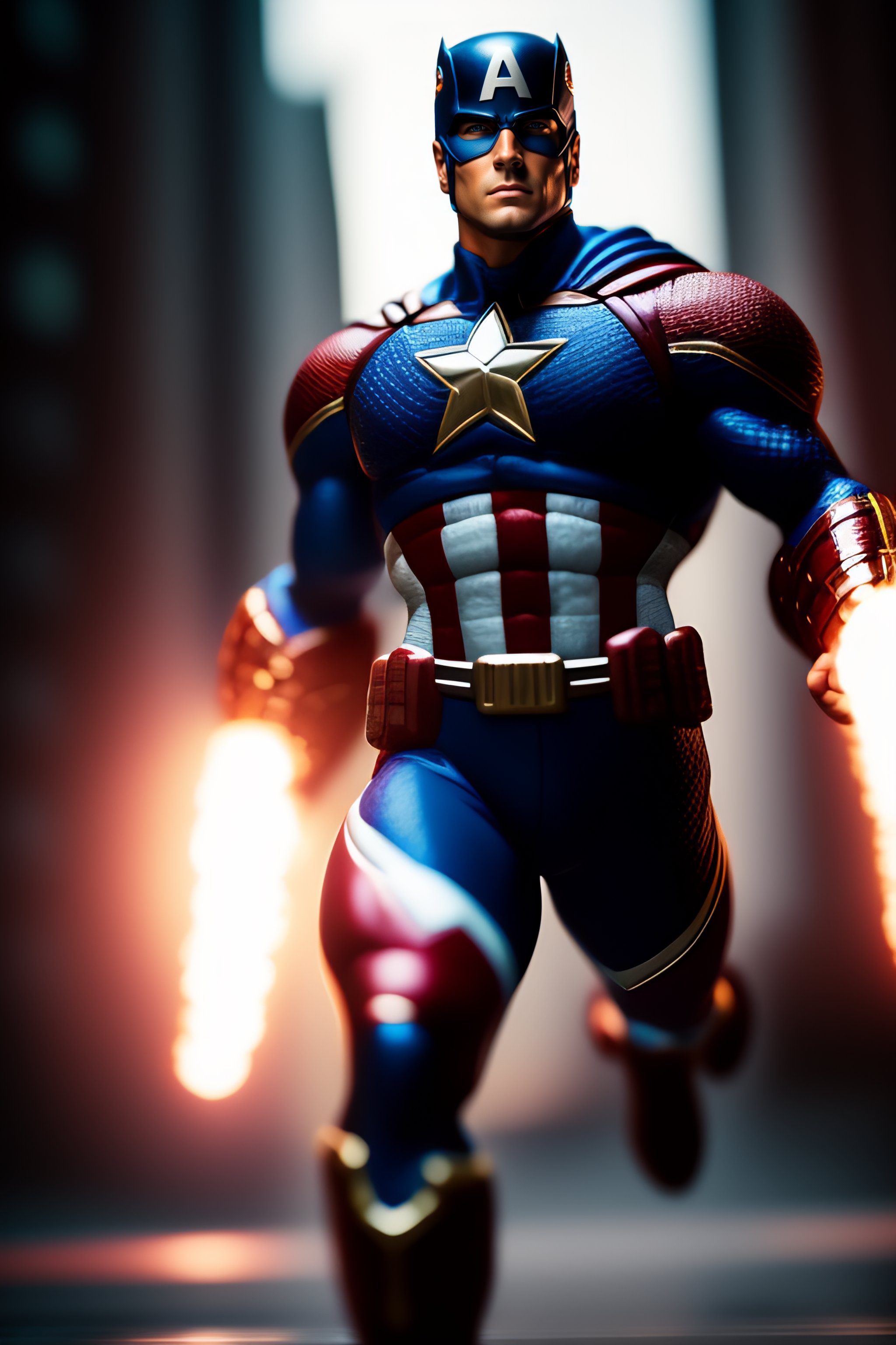 Lexica - Superhero captain america, highly detailed, unreal engine 5 ...