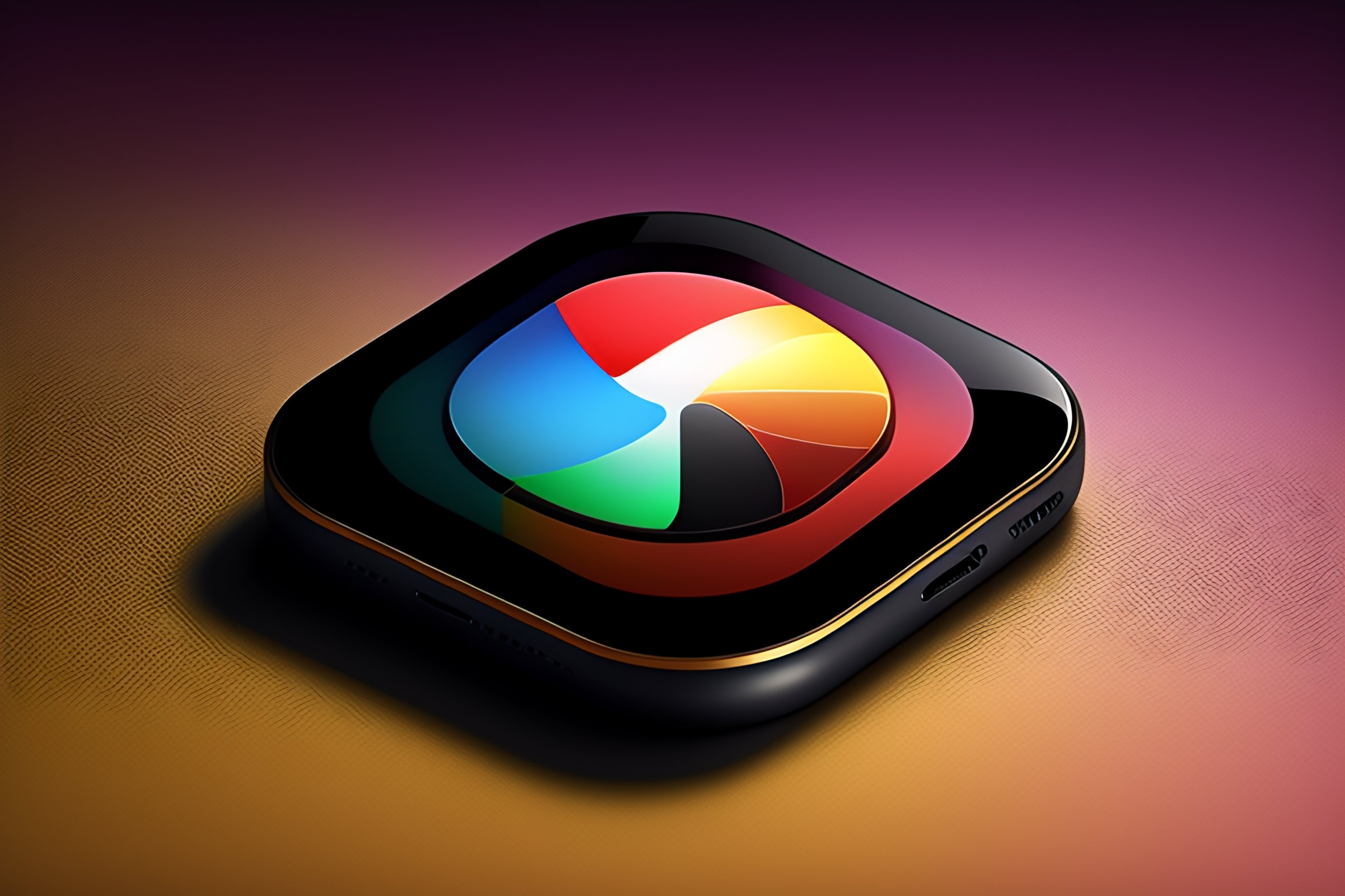 Lexica - Square, Ios app icon design,skeuomorphic, tv