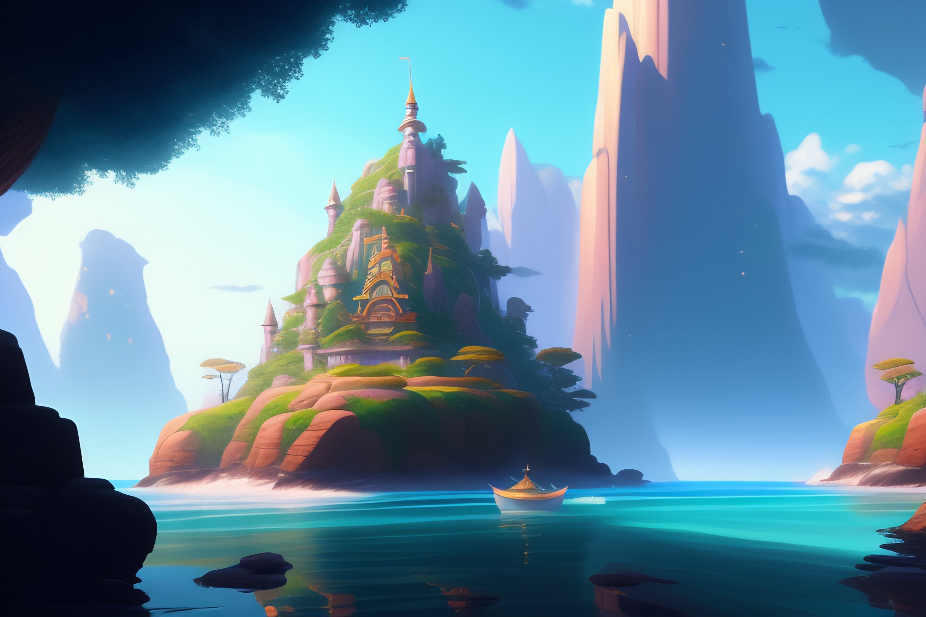 Lexica - Atlantis, studio ghibli, pixar and disney animation, sharp ...