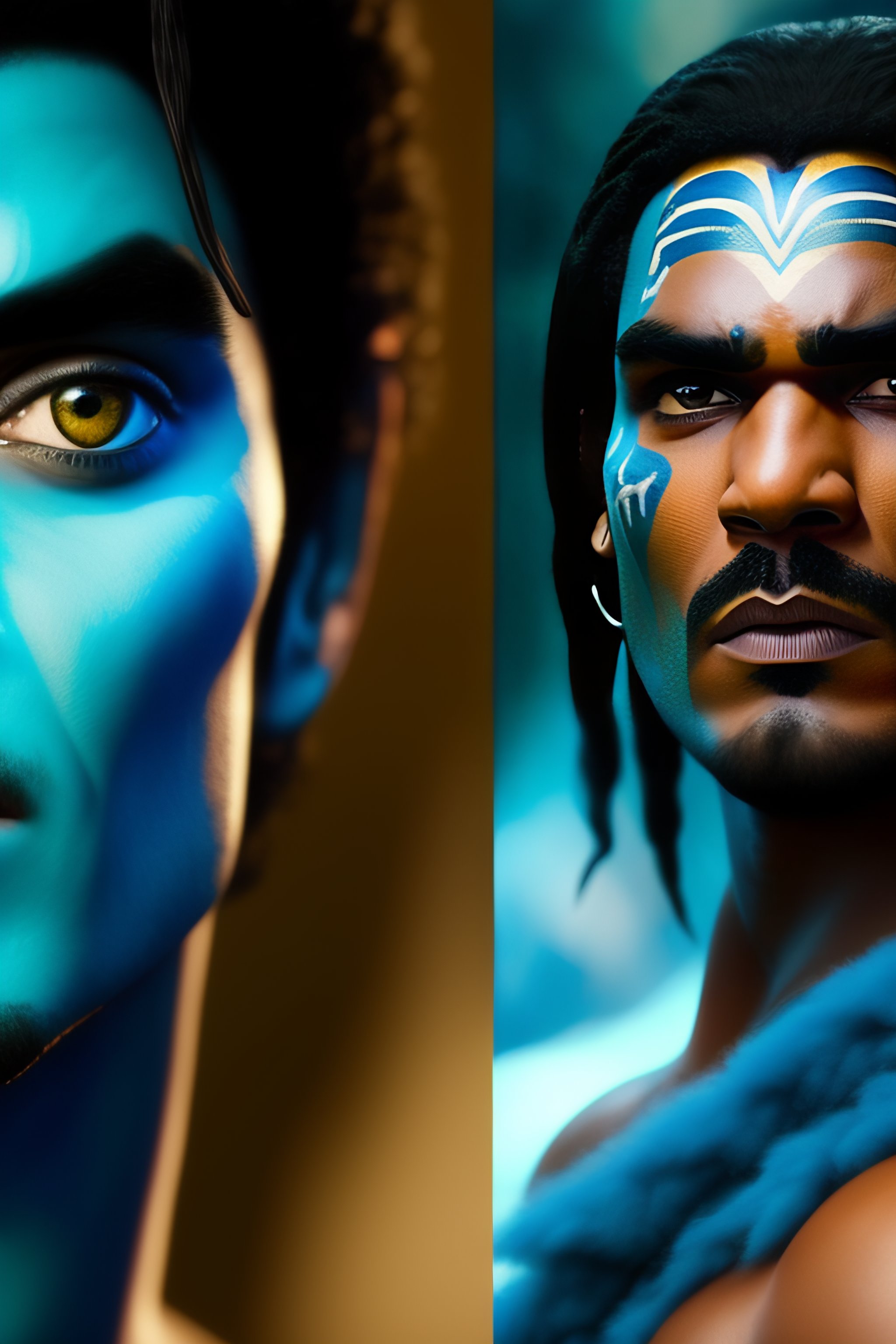 Lexica - A hyper realistic photo of blue Na'vi from the movie Avatar ...
