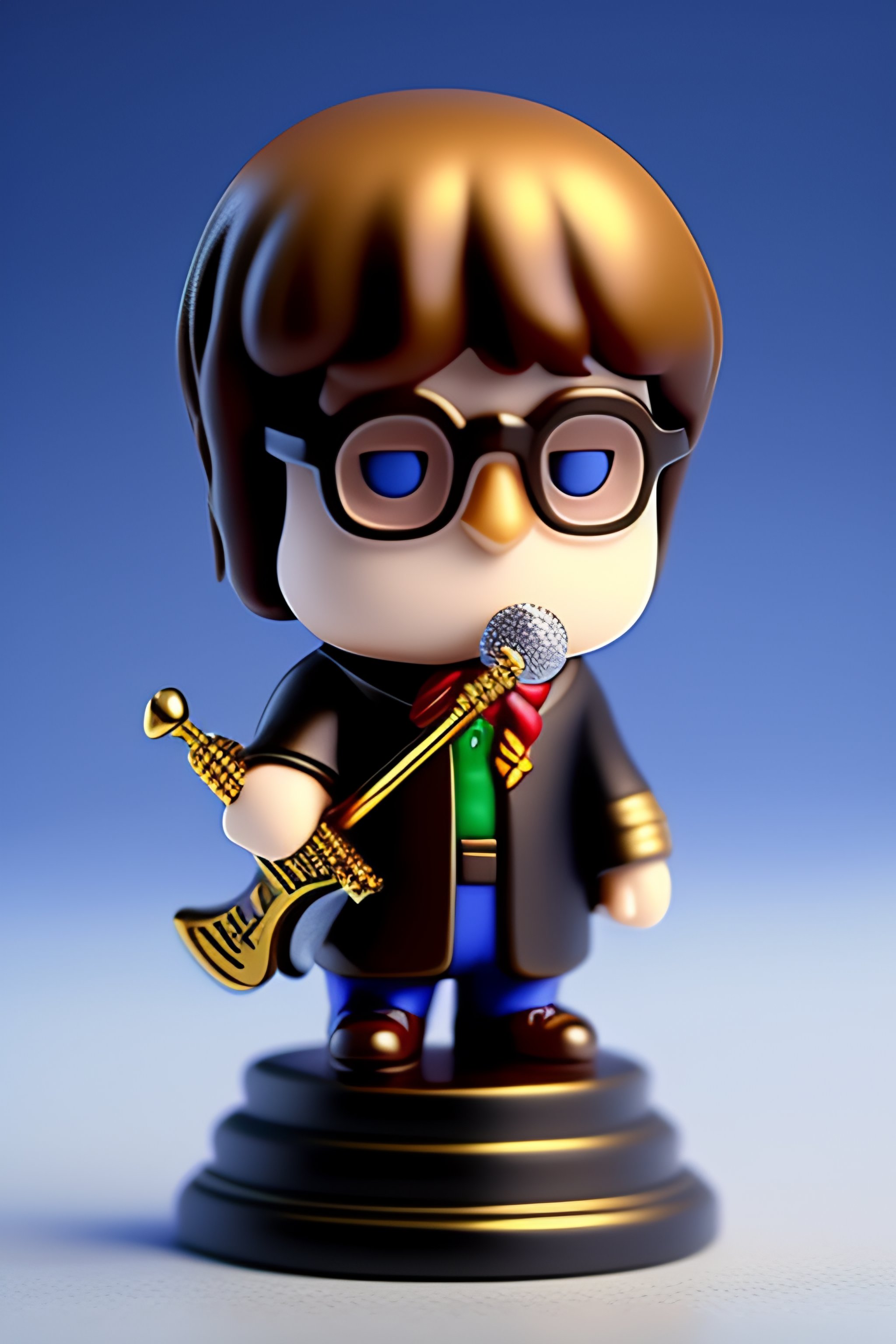Lexica - Harry potter wizard rock singing microphone funko realistic 3d ...