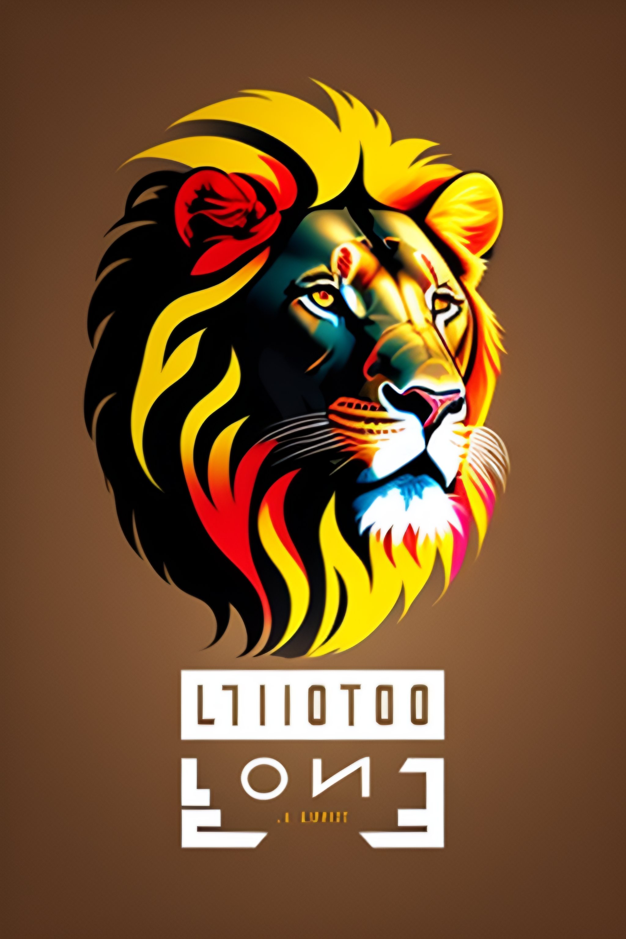 Lexica - A minimalist lion logo for a modern company, modern design