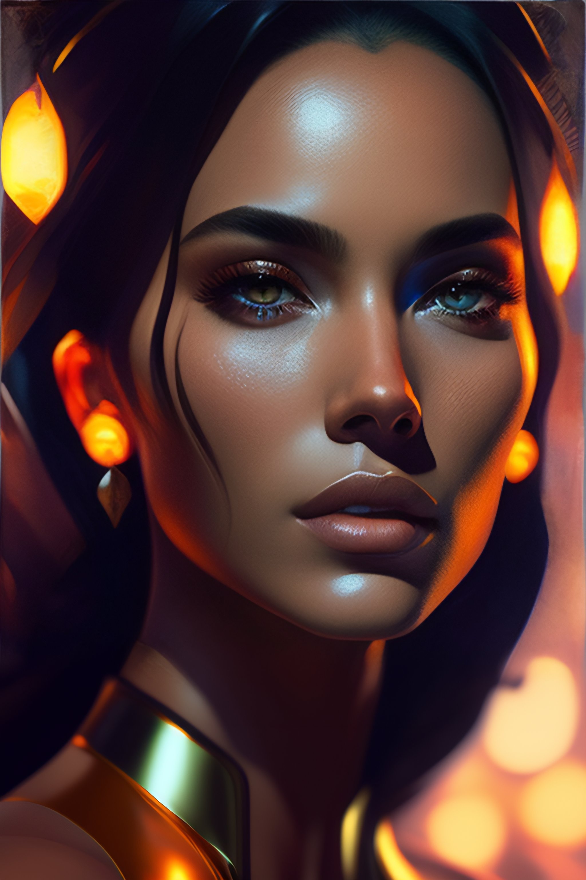 Lexica - Hypnotised, faces symmetrical eyes, character concept art ...