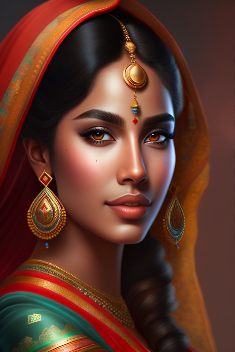 Lexica - Beautiful woman , Indian