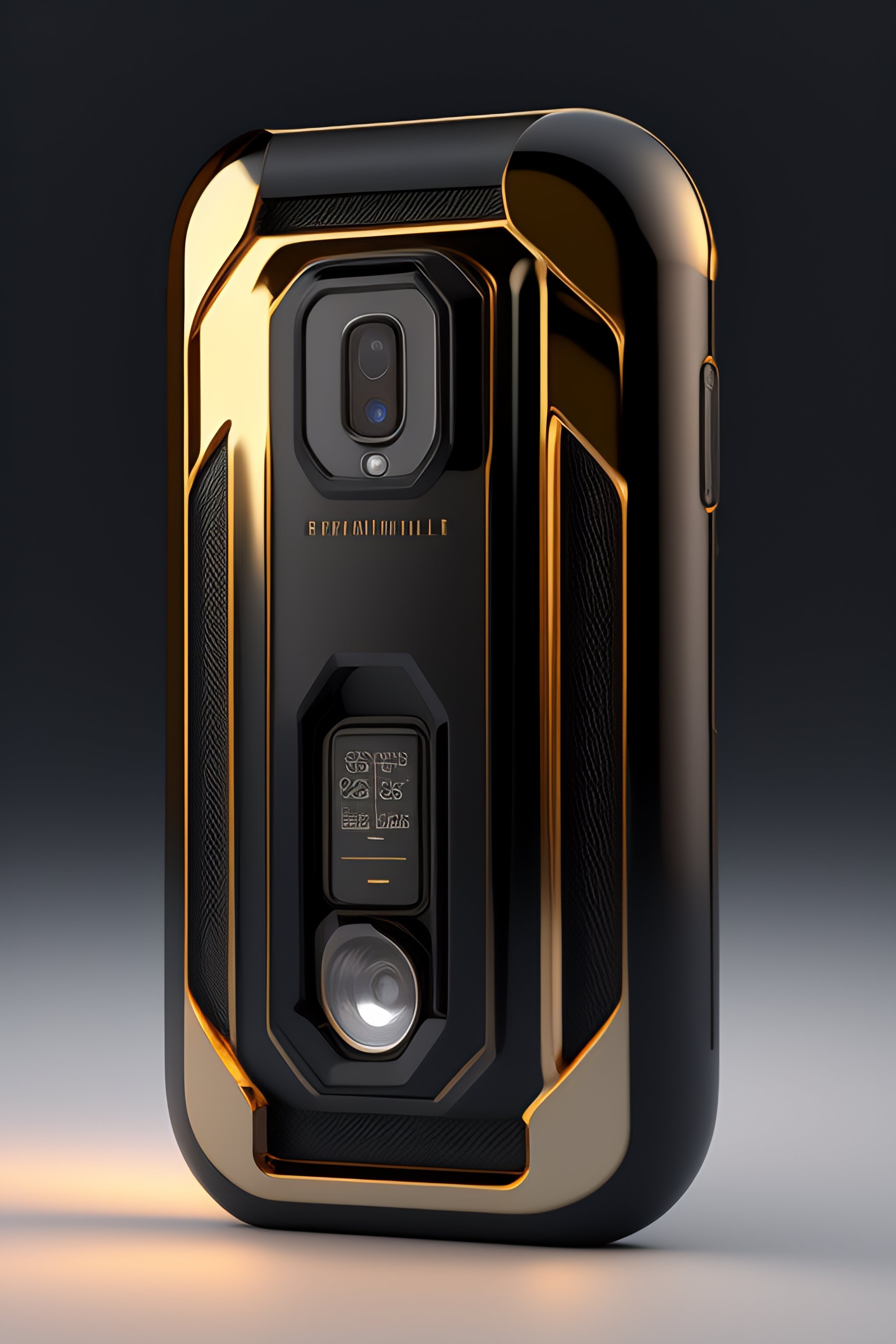Lexica - Armoured Mobile phone, centred, night time, octane render ...