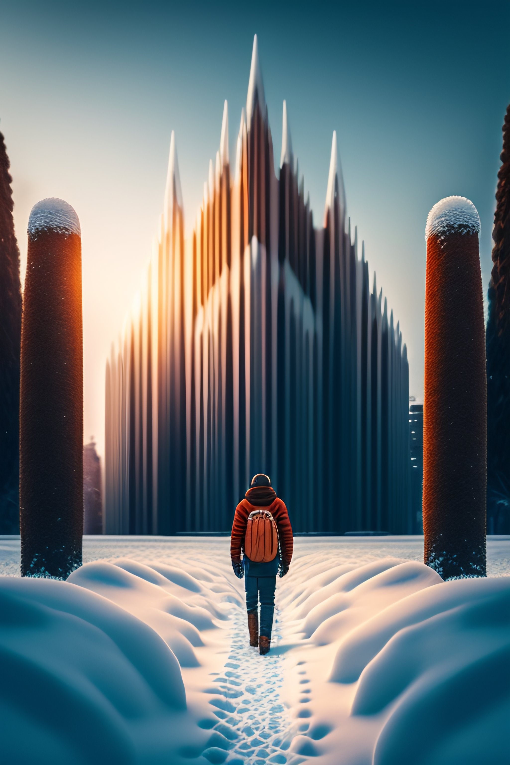 Simple Cartoon Man Walking