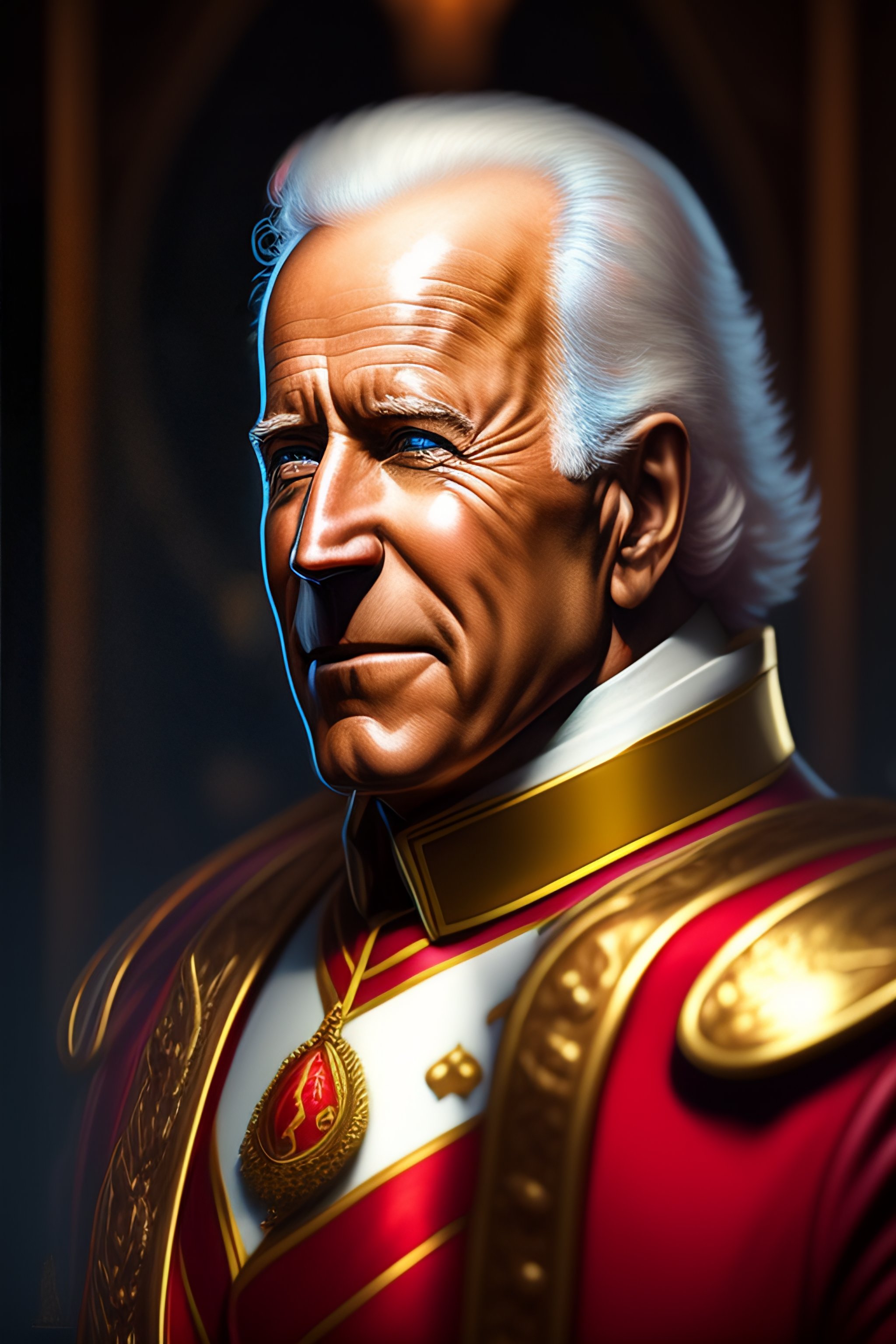 Lexica - Joe biden face as ronald mcdonald, closeup, d & d, fantasy ...