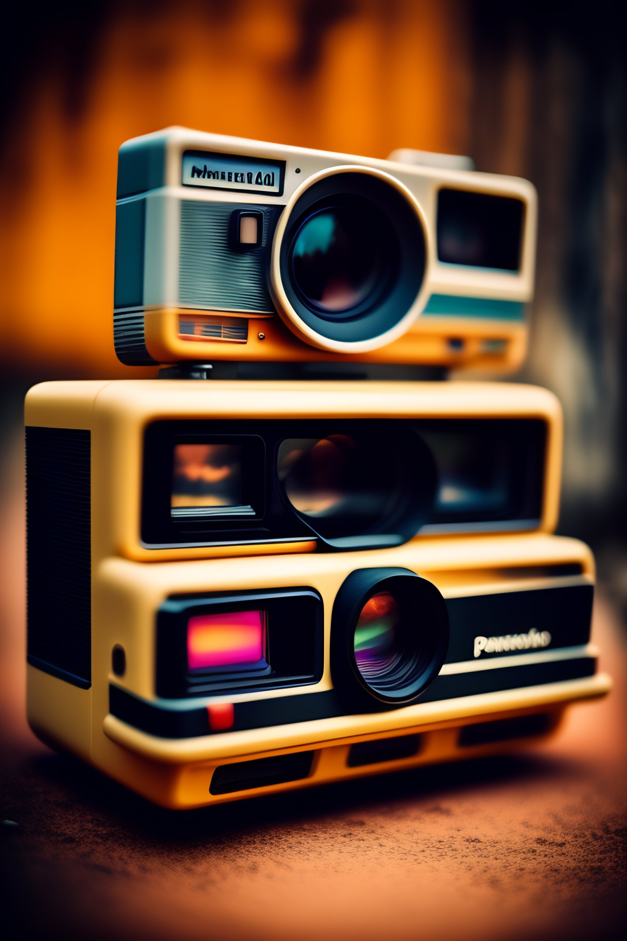 Lexica - 80s polaroid, authentic, vintage, film grain, realistic, bimbo