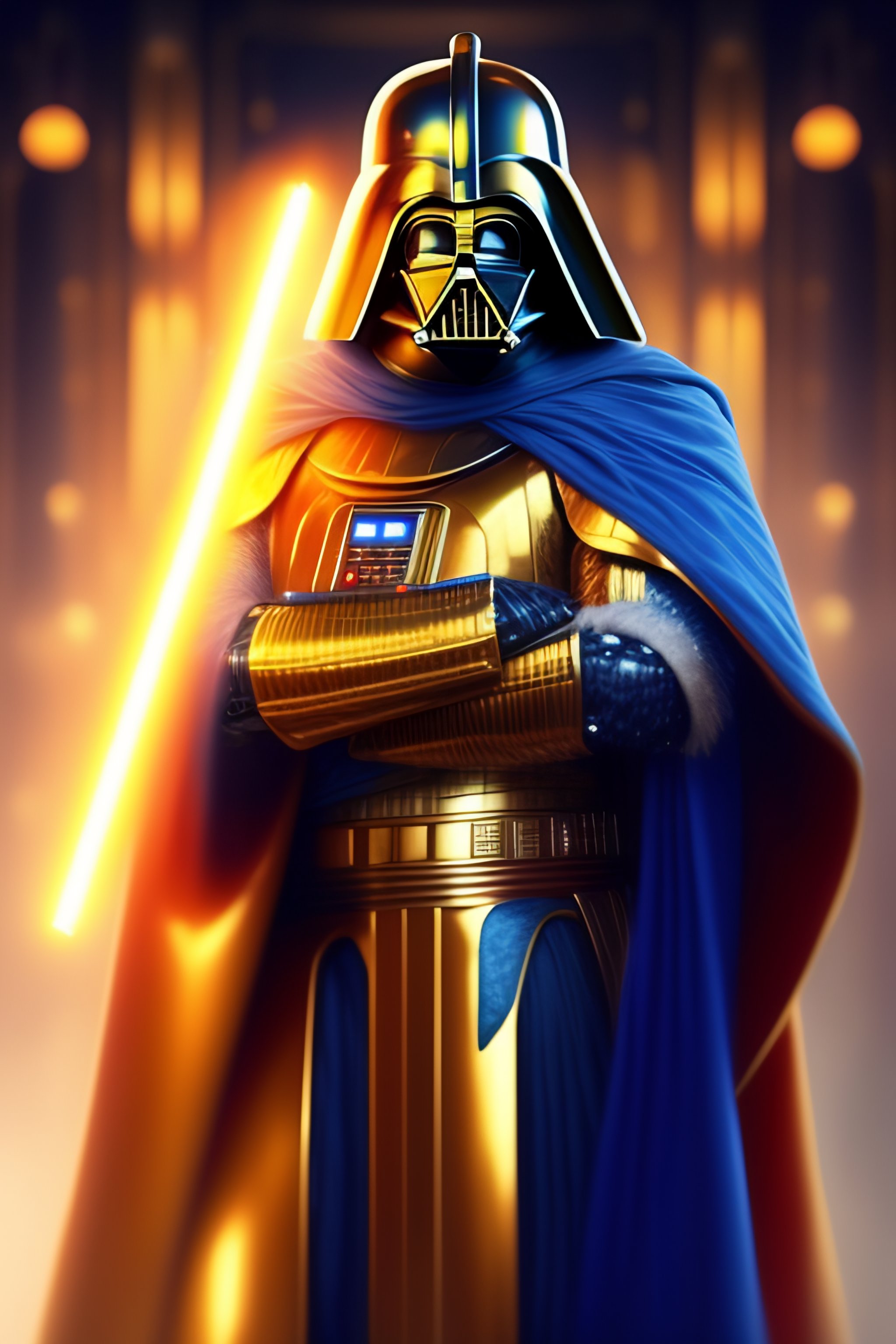 Lexica - Star Wars scene artificial intelligence Donald Trump wearing ...