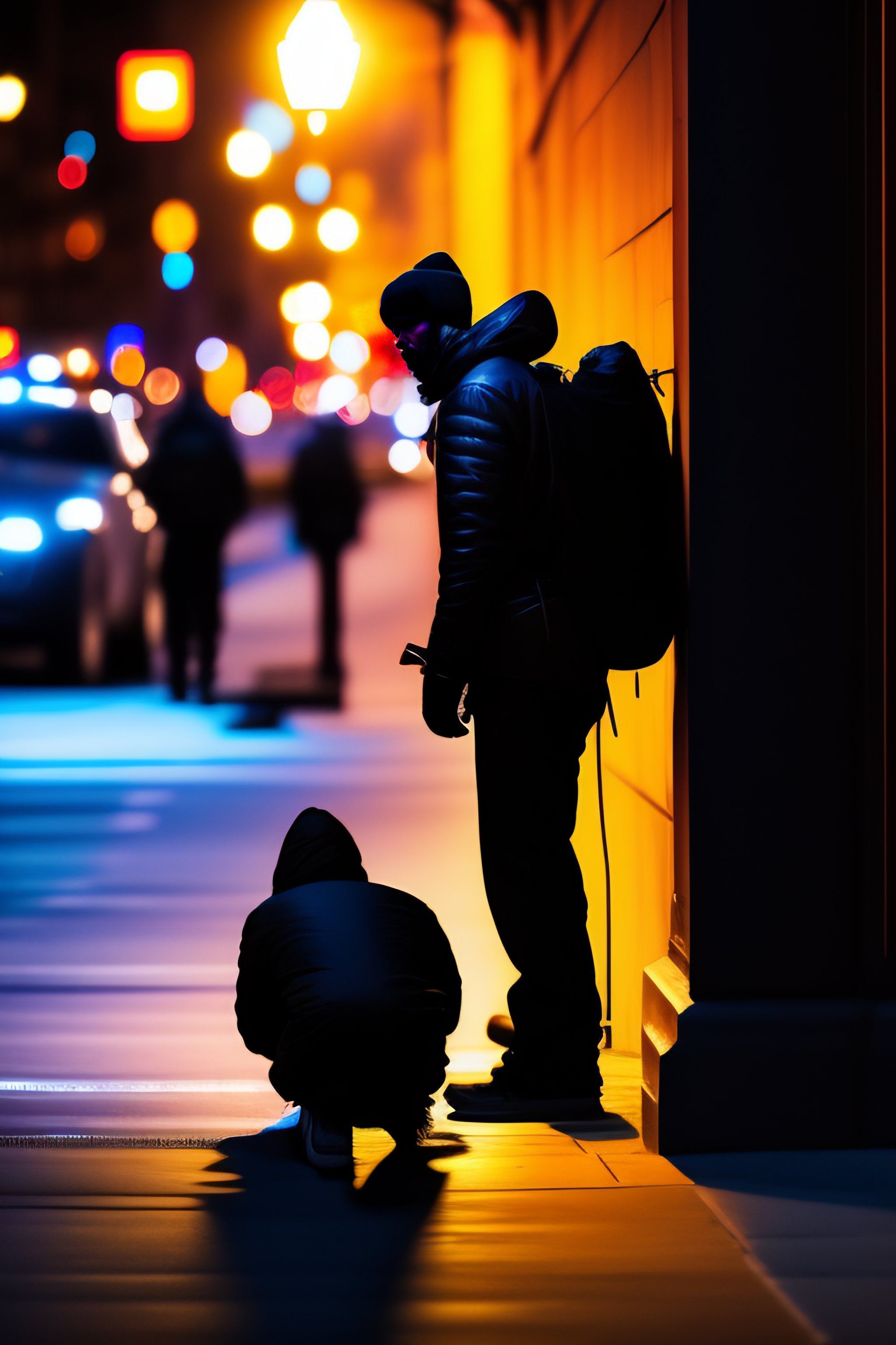 Lexica - Midnight downtown Denver I’m killing homeless man with my ...