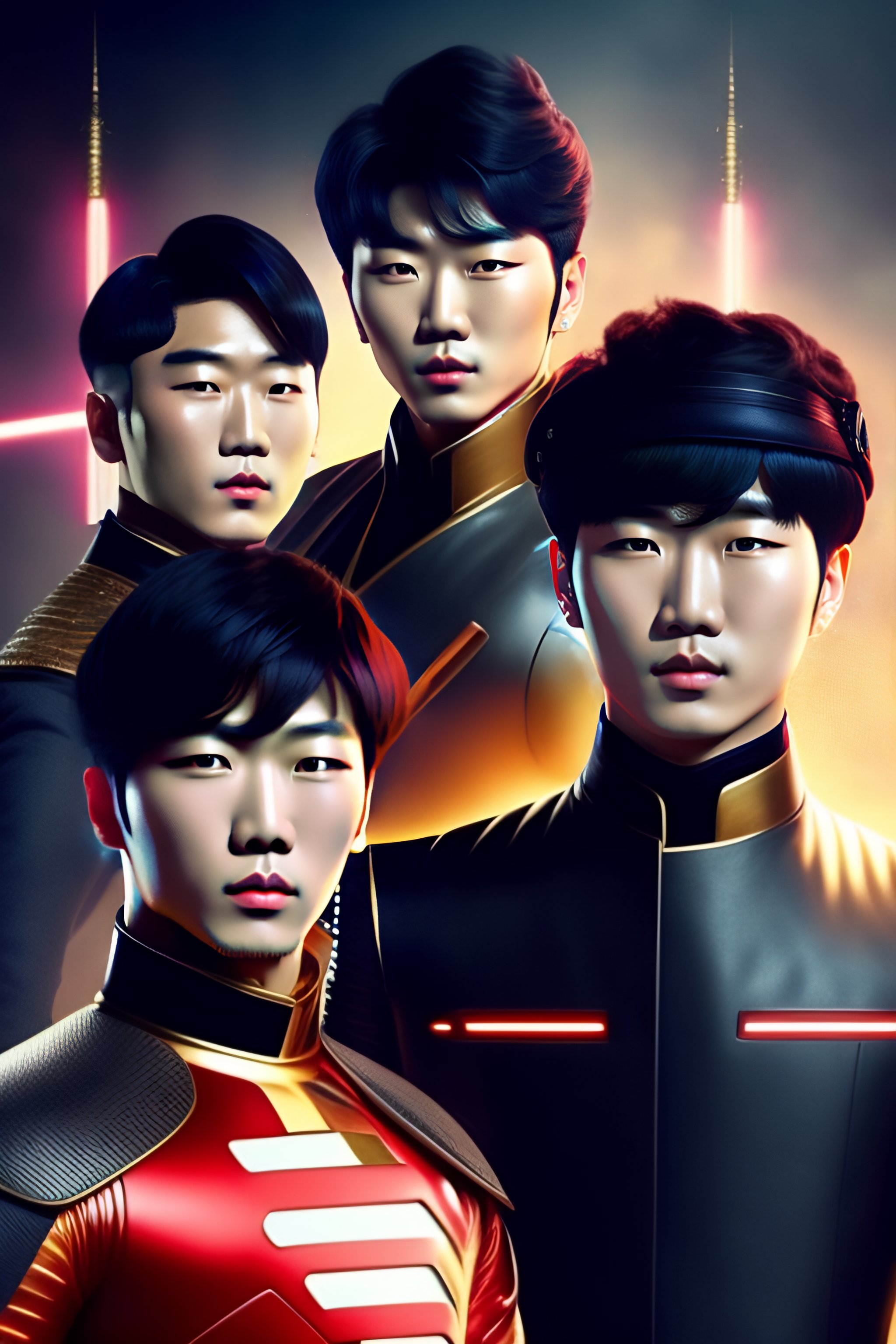 Lexica - Korean boys band Star Wars