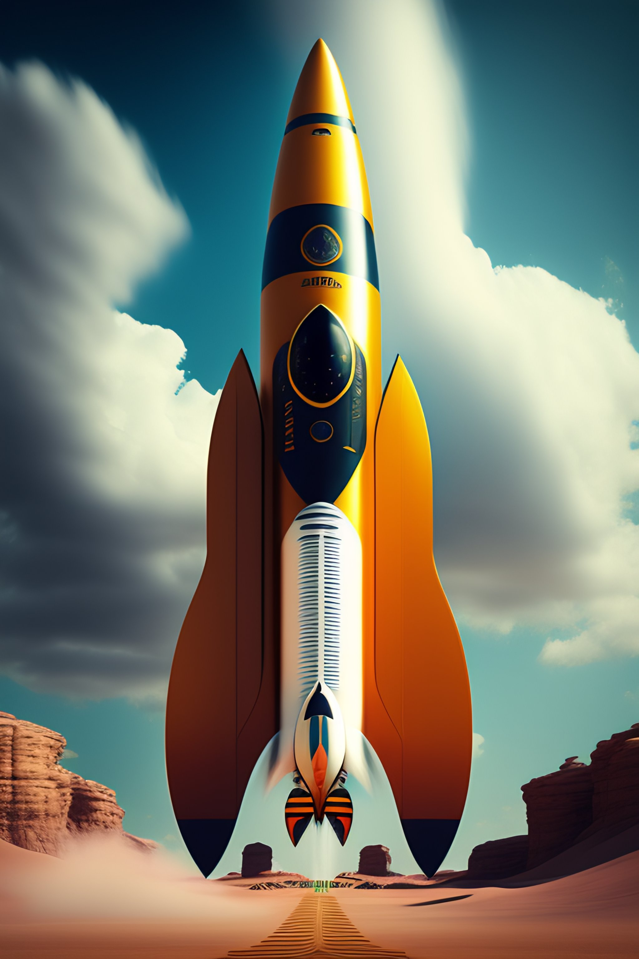 Lexica - A rocket ship