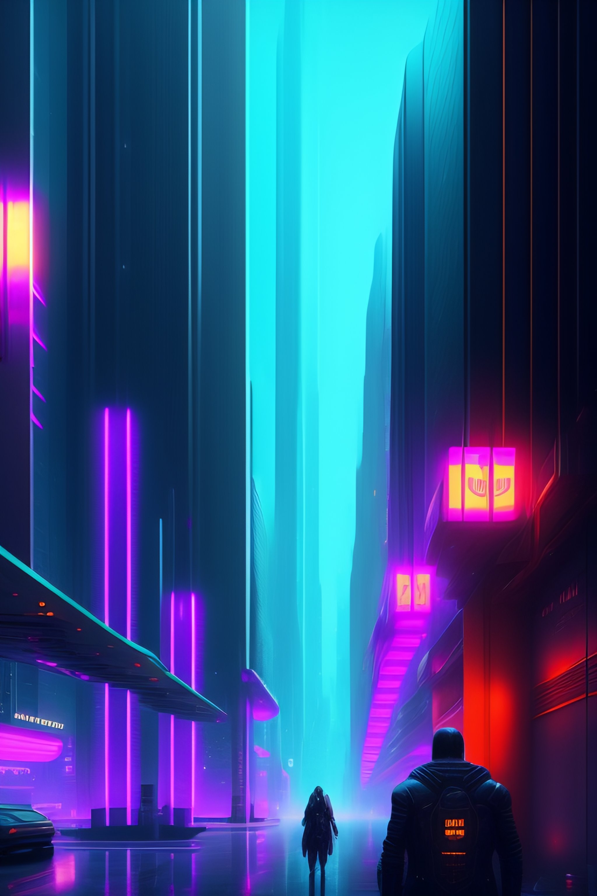 Lexica - Cyberpunk background