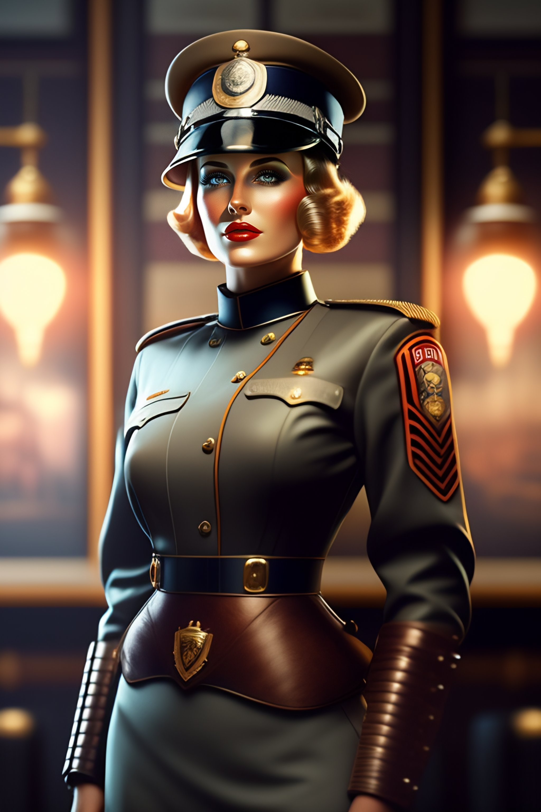 Lexica - Futuristic Vintage Medium Shot 1920's Poster electronik ...