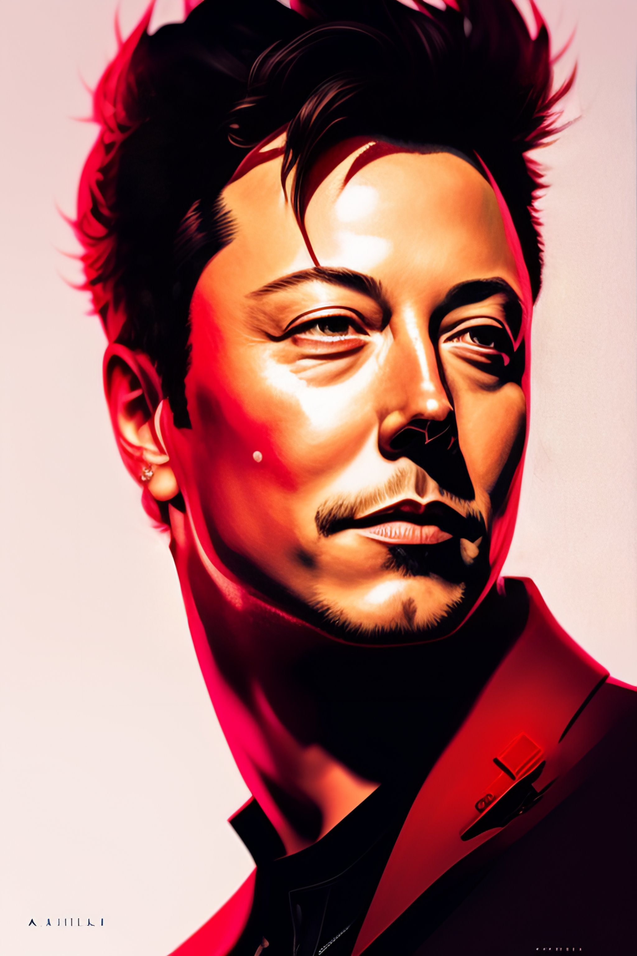 Lexica - Highly detailed portrait of elon musk, by Dustin Nguyen ...