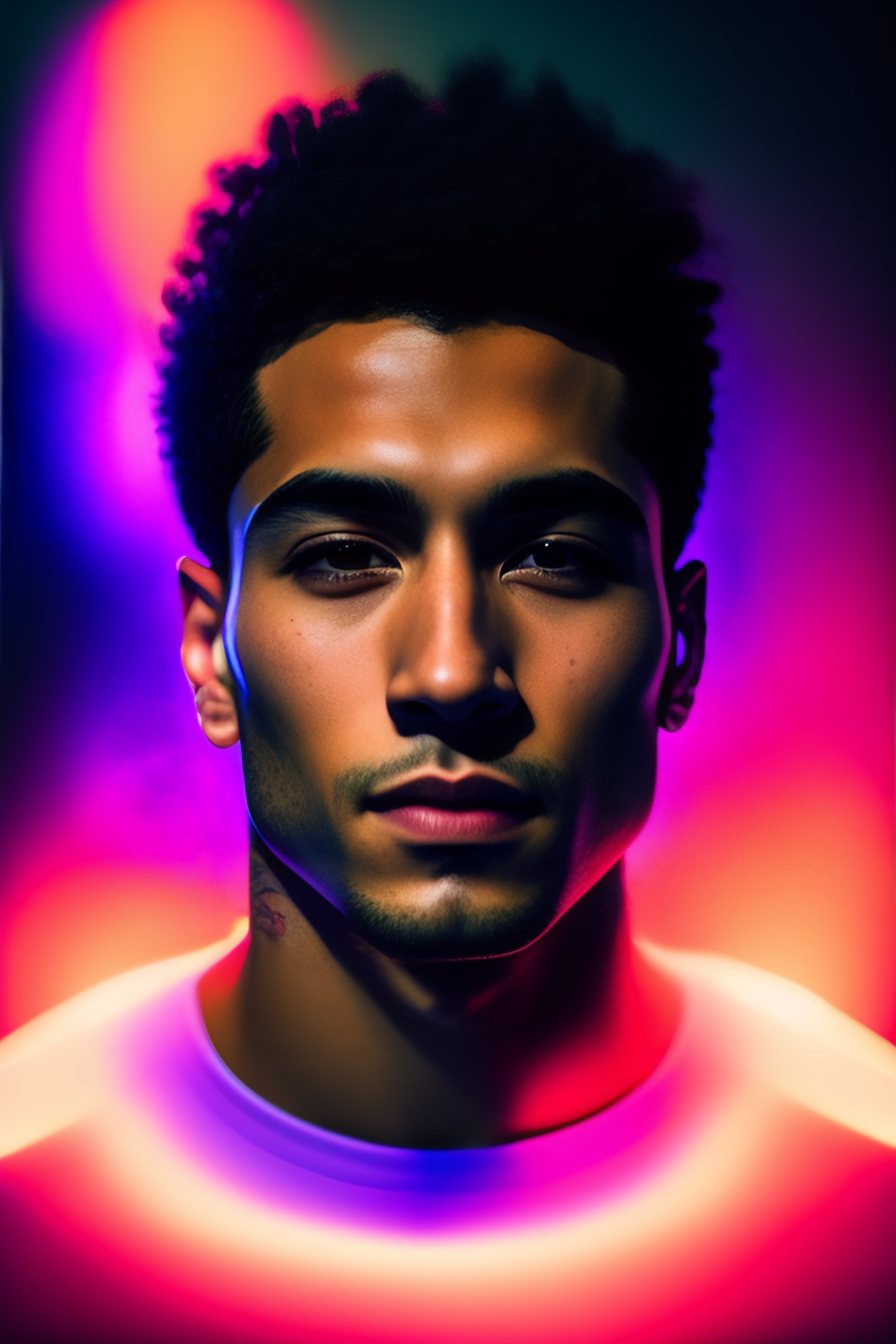 Lexica - Portrait of an handsome mixed race man having a person ...