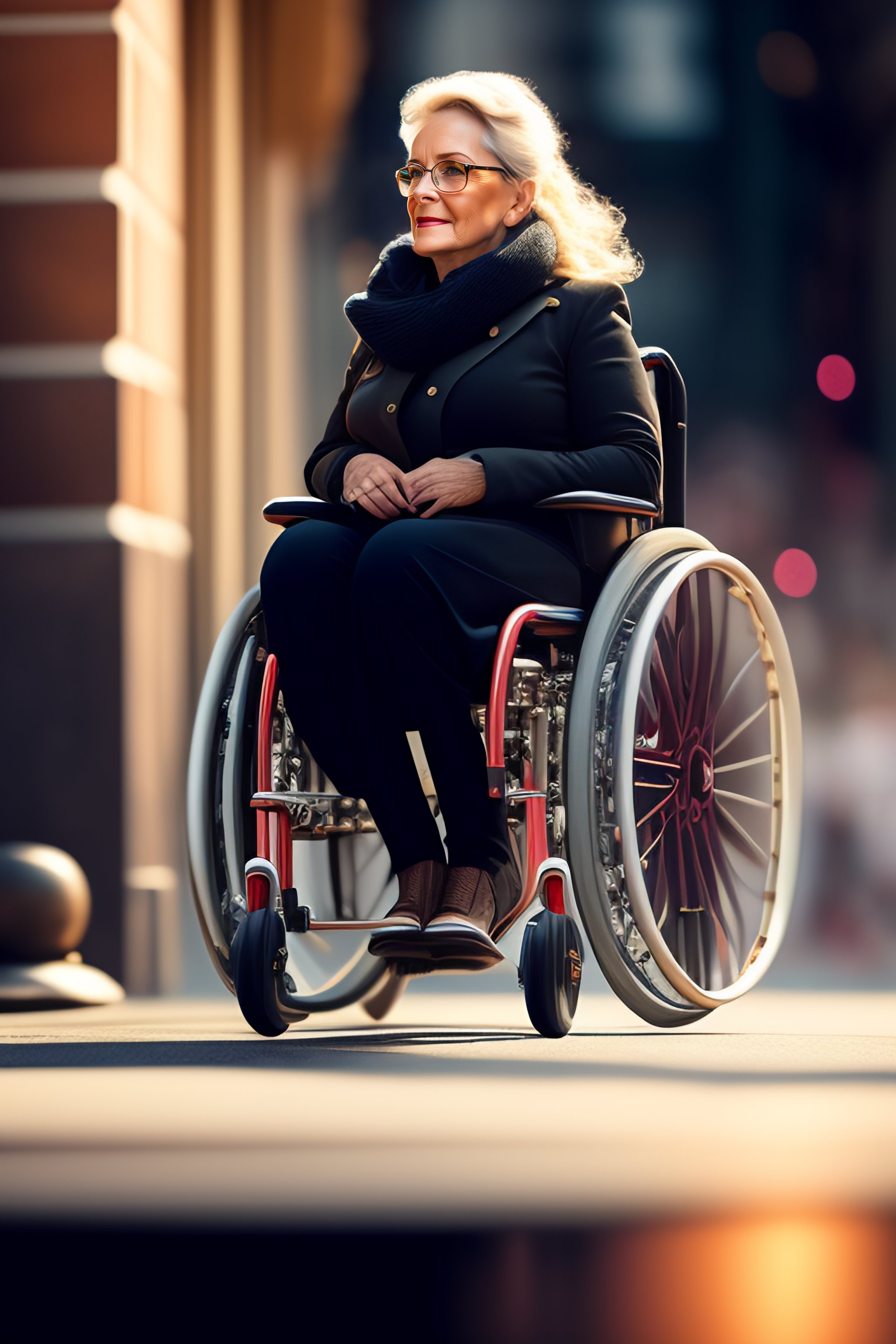 Lexica - Woman in wheelchair