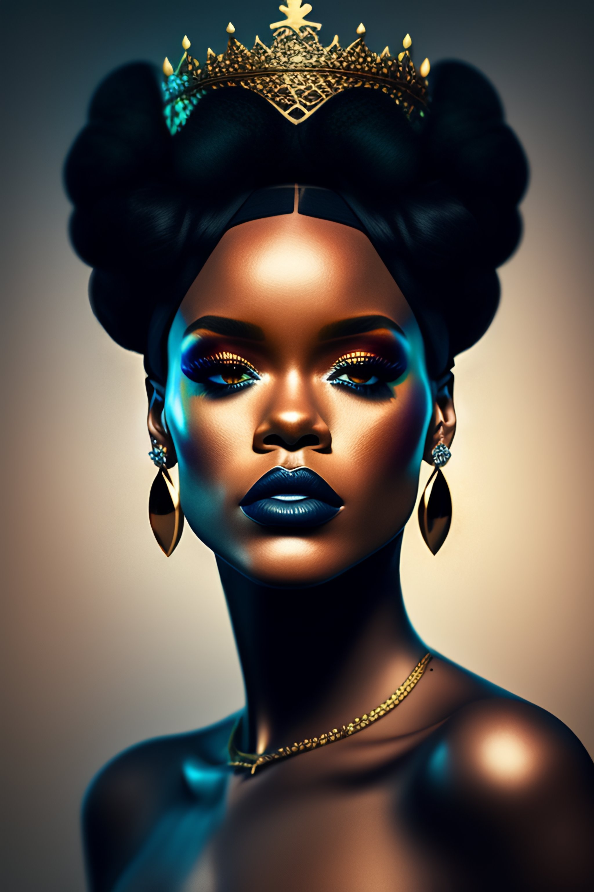 Lexica - Realistic Rihanna crown anti