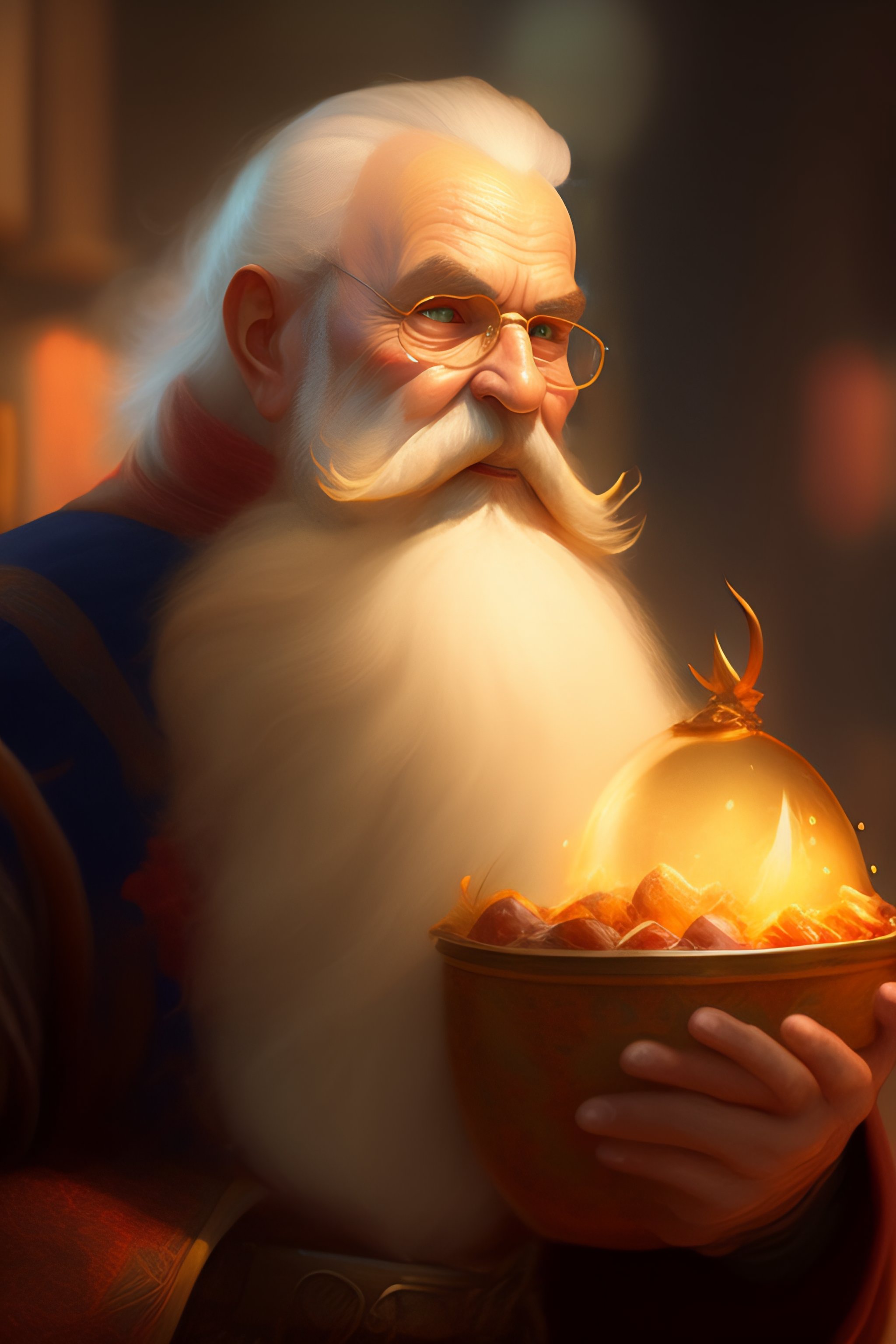 Lexica - Old gnome librarian, by justin gerard and greg rutkowski ...