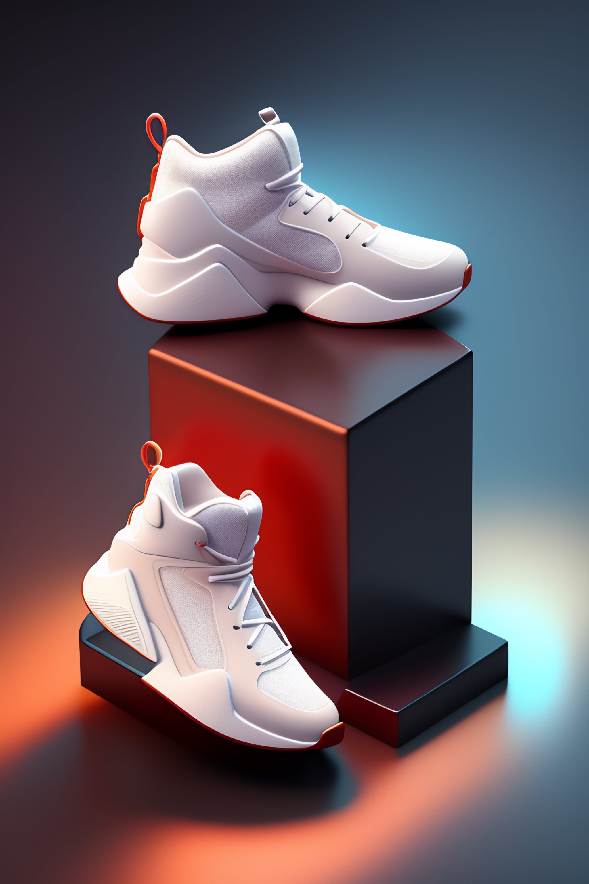 Lexica - Isometric 3d sneakers, with detailed, clean, cartoon, octane ...