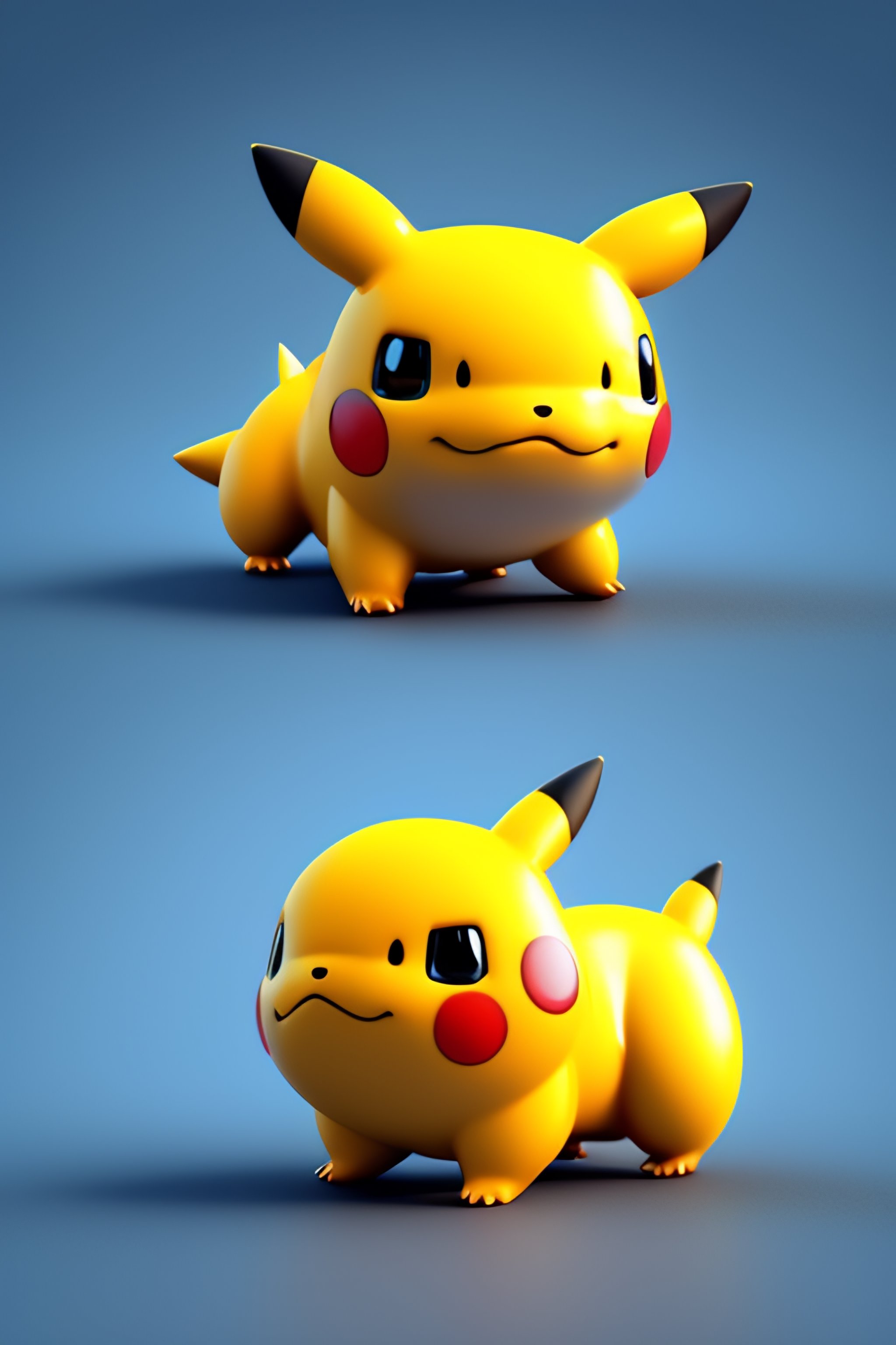 Lexica - Cute 3d render simple cartoon of toy art pokemon